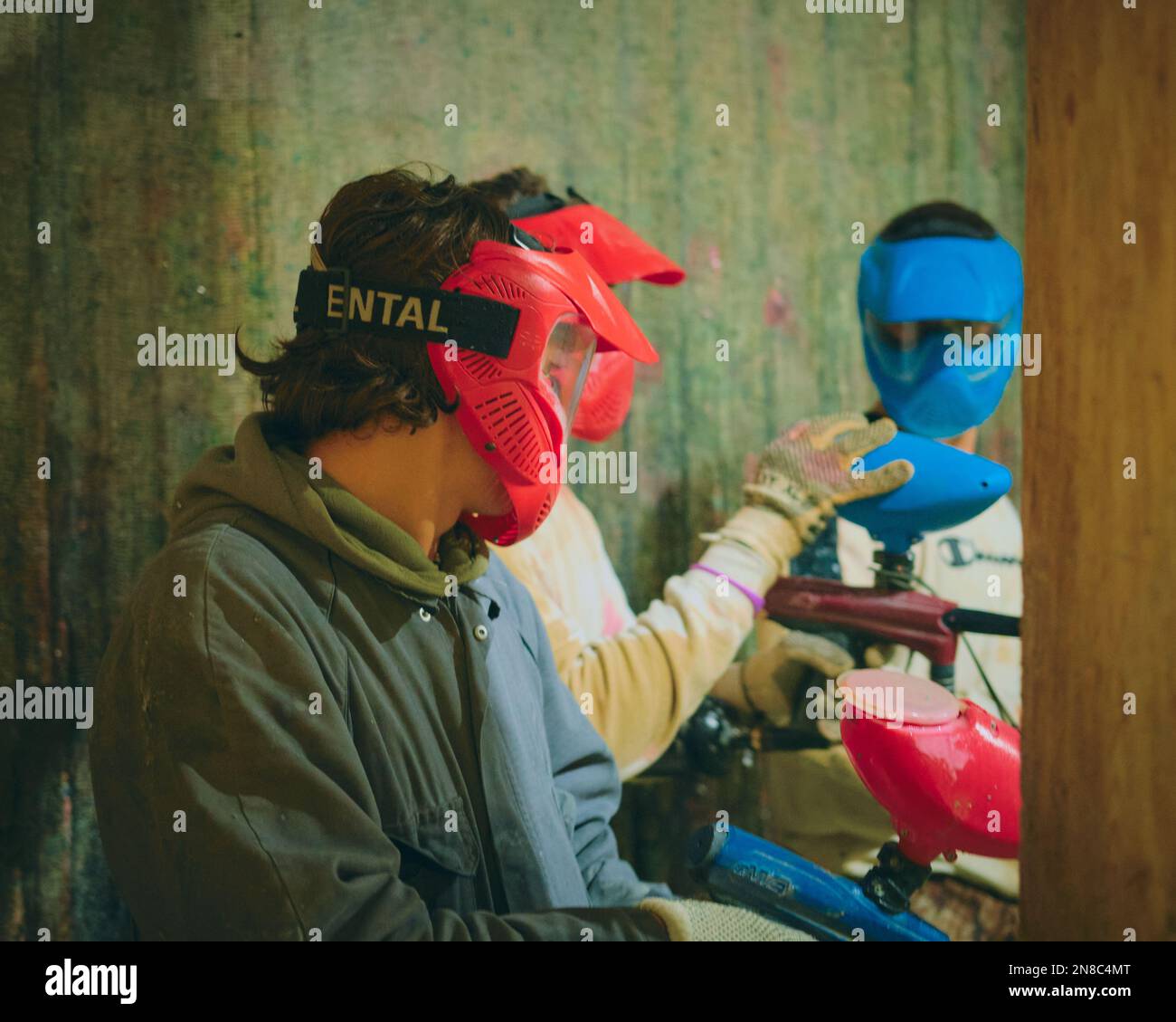 Happy paintball hi-res stock photography and images - Alamy