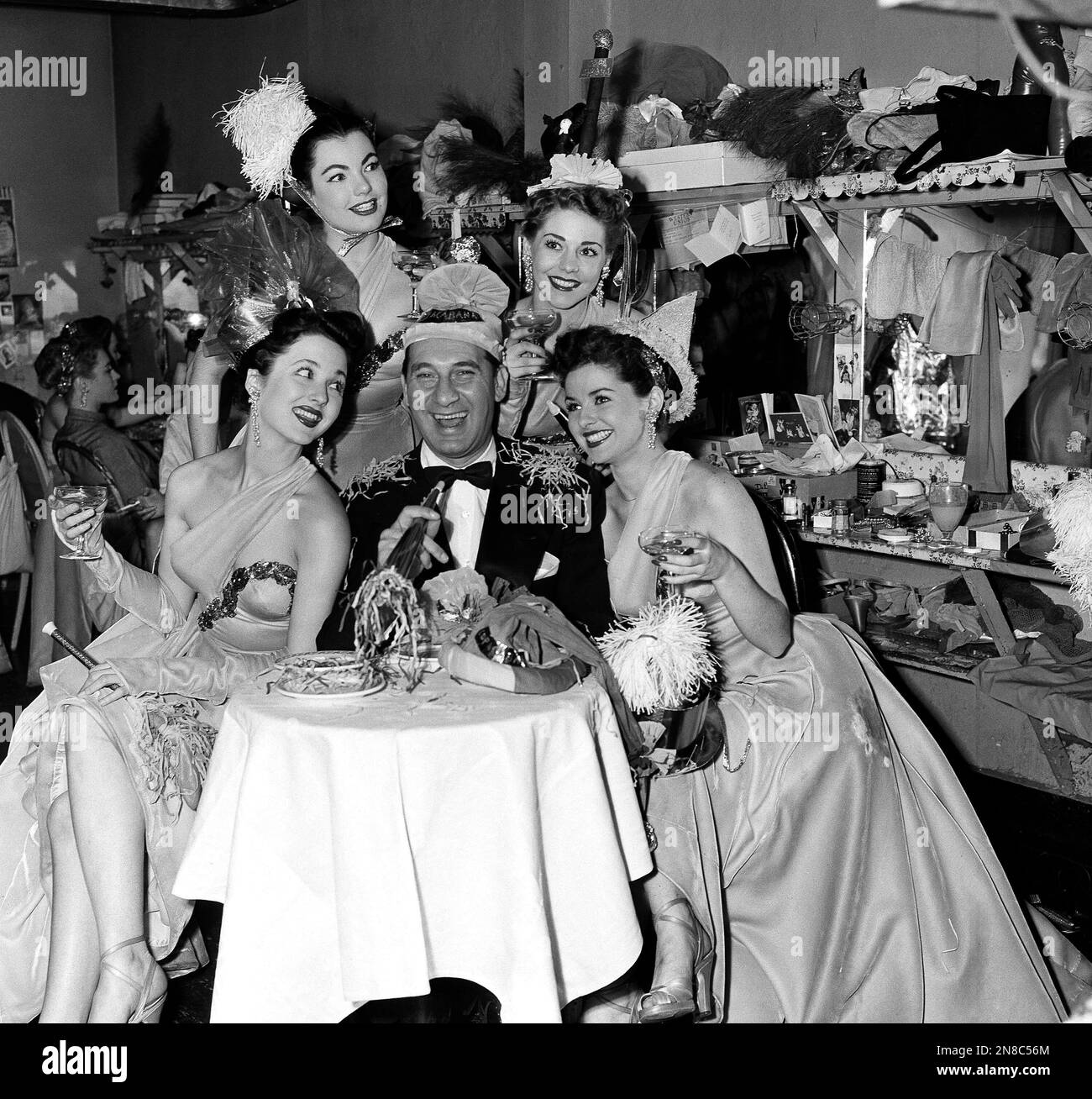 Entertainer Henny Youngman prepares for New Years Eve at the Copacabana ...