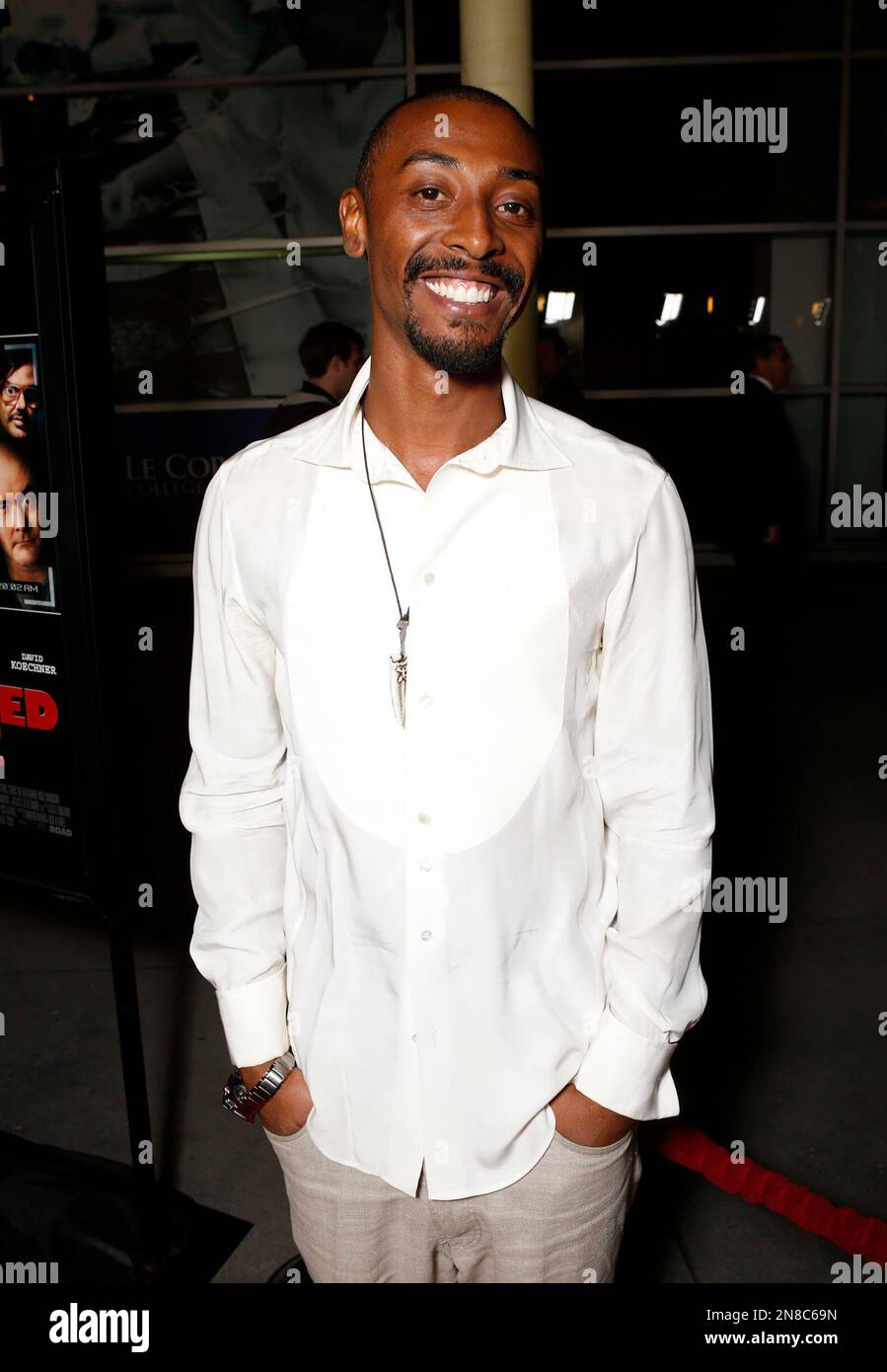 Darius Love attends the premiere of "A Haunted House" at the Arclight ...