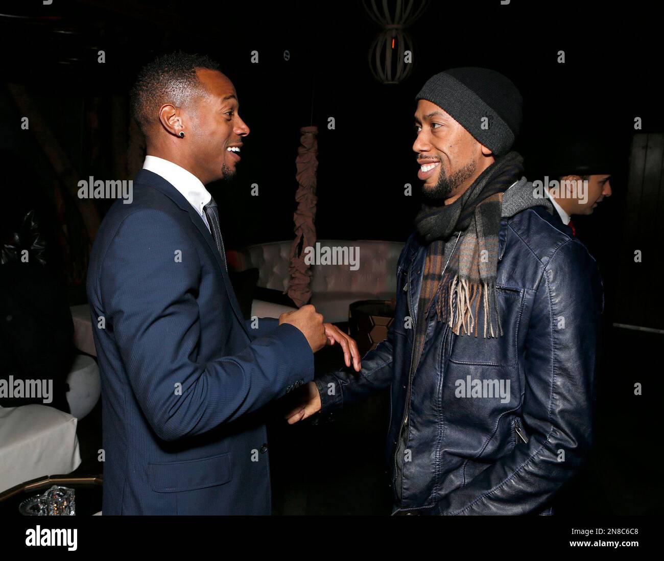 Marlon Wayans and Affion Crockett attend the premiere of "A Haunted ...