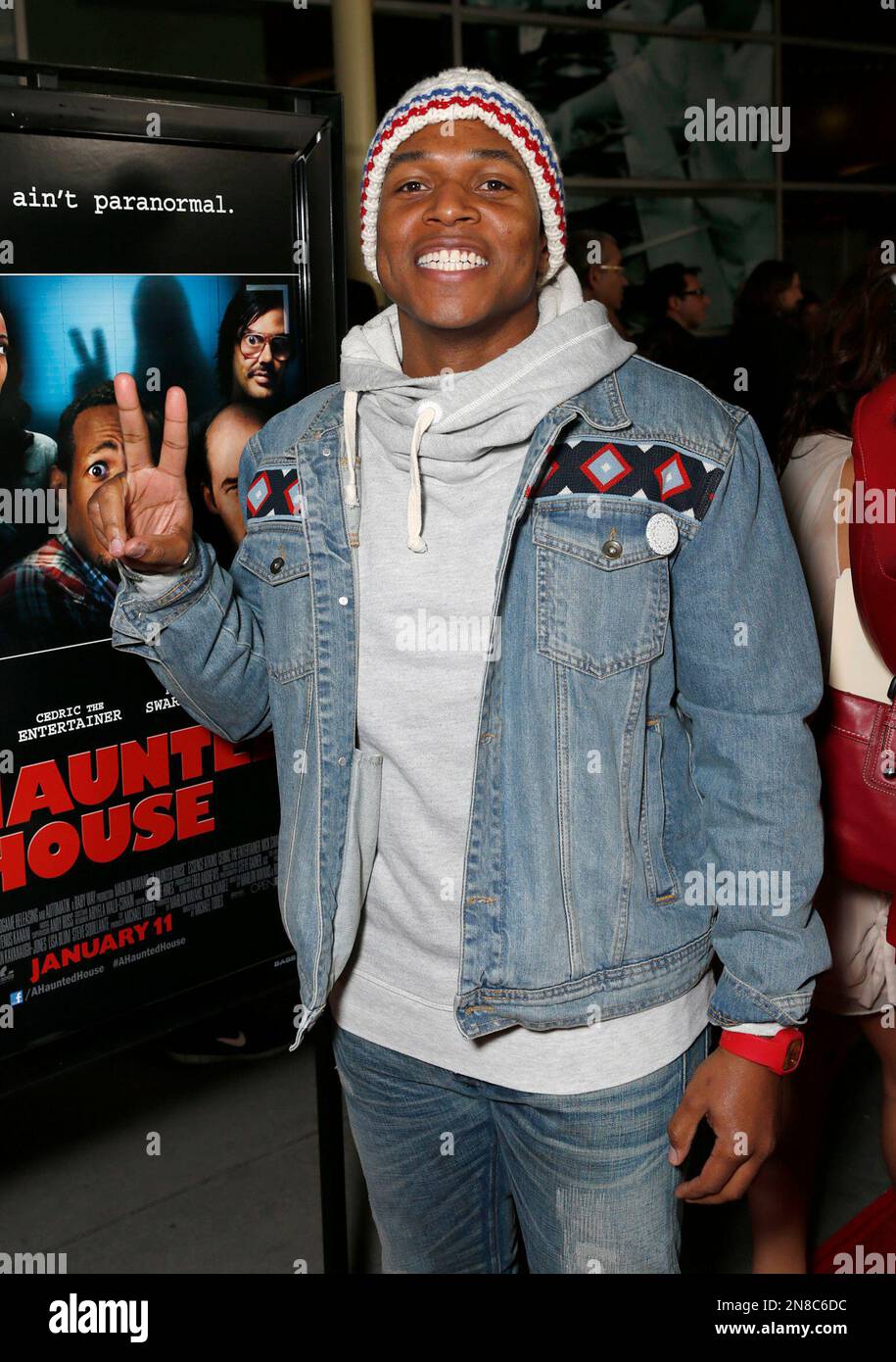 Sheldon Candis attends the premiere of "A Haunted House" at the ...