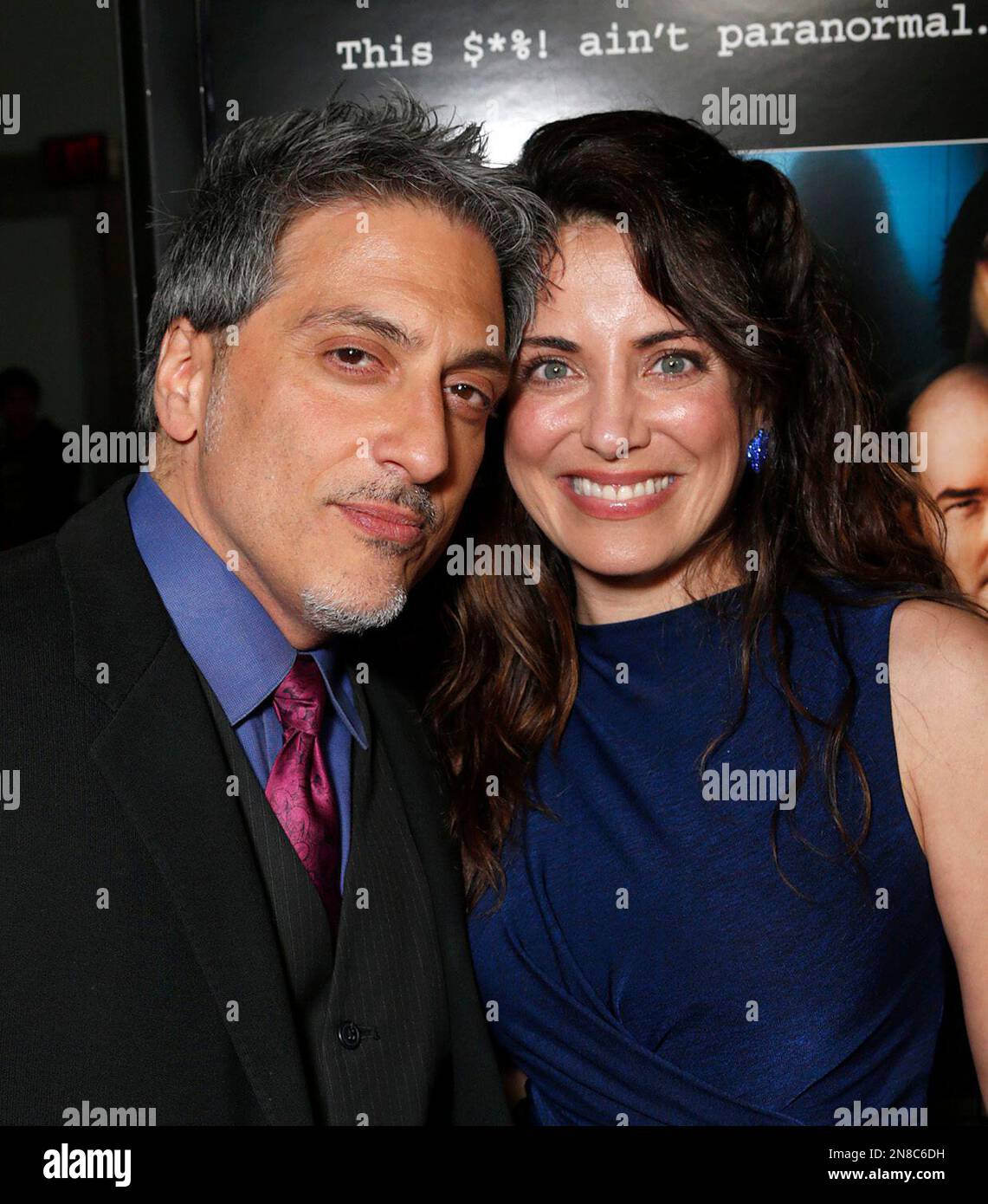 Alanna Ubach (right) and guest attend the premiere of "A Haunted House ...