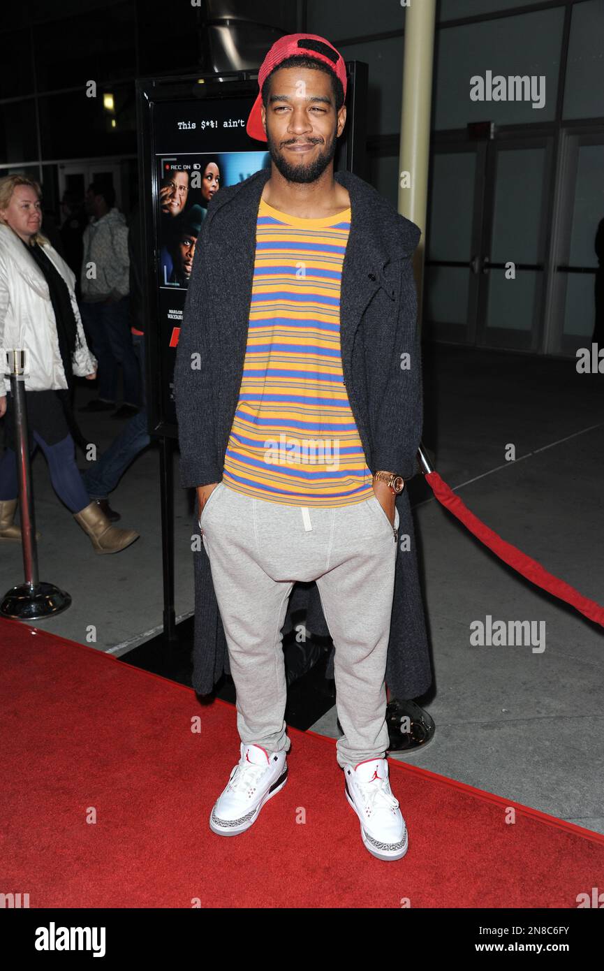 Kid Cudi attends the world premiere of "A Haunted House" at the ...