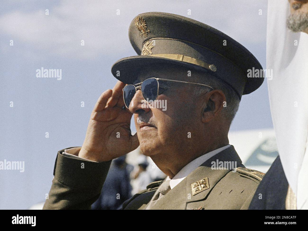 Spanish dictator Francisco Franco is shown in Madrid, Spain, June 15 ...