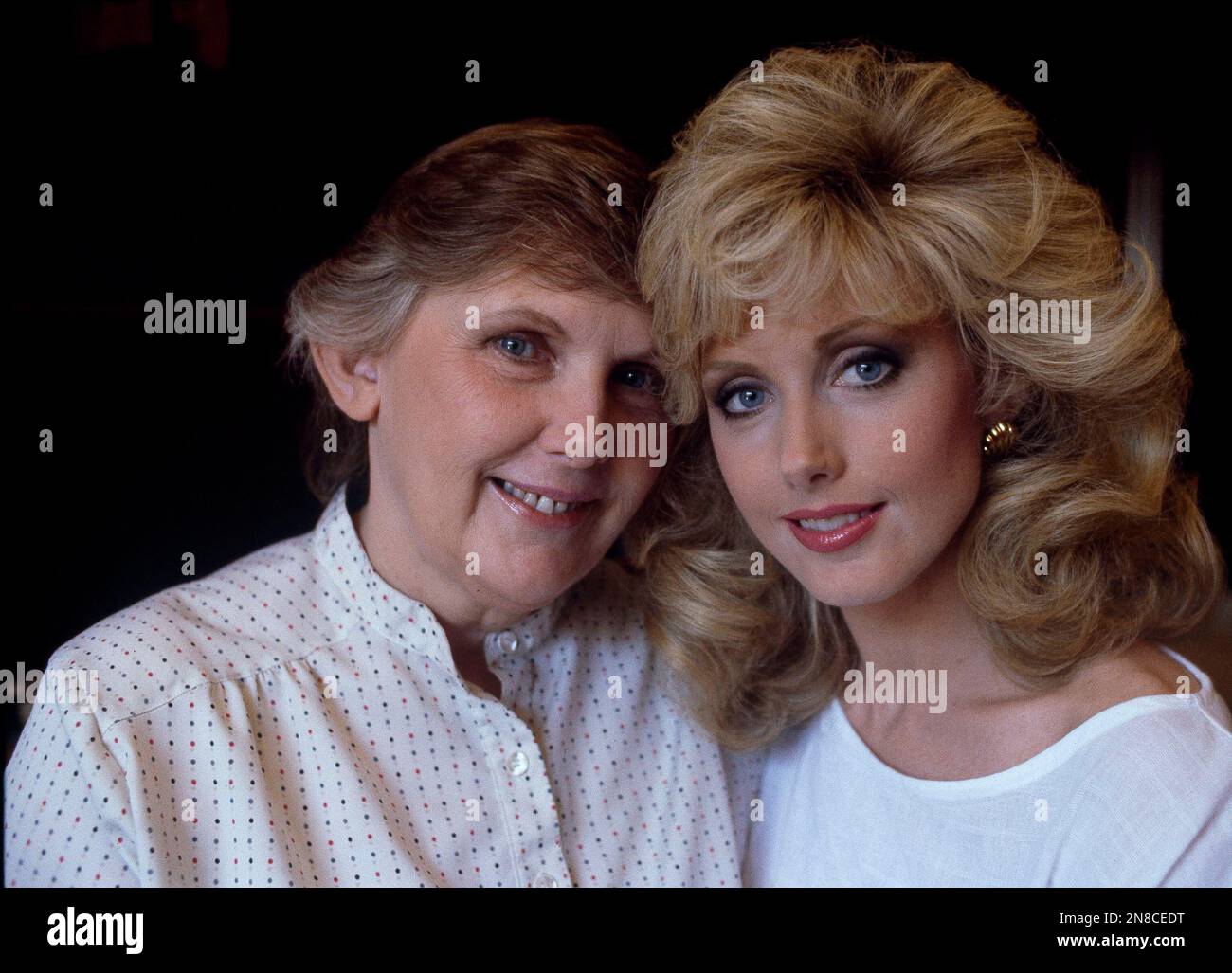Actress Morgan Fairchild with her mother, Martha, March 1, 1982. (AP ...