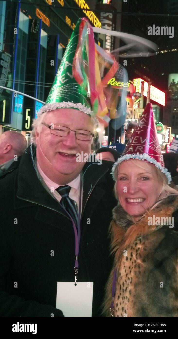 Yvonne Gomez, 53, a physician from Grand Forks, N.D., right, and her husband, 63-year-old potato ...