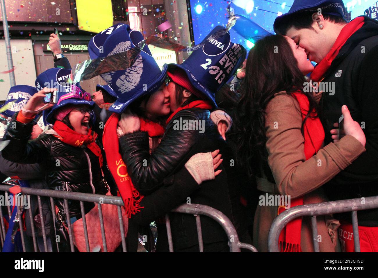 Thomas Hayes, right, and his girlfriend Jenna Corby, second from right ...