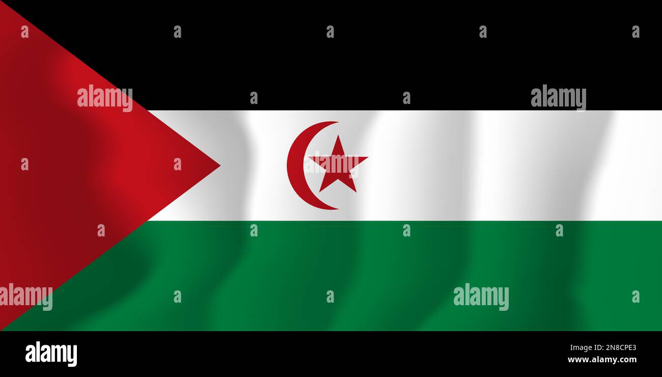 Waved flag Stock Vector Images - Alamy