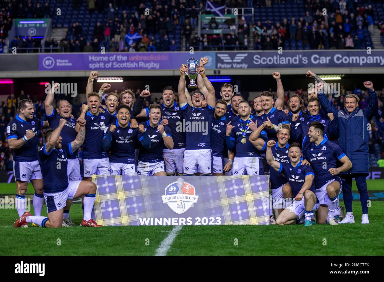 Edinburgh, UK. 11th Feb, 2023. 11th February 2023; Murrayfield Stadium ...