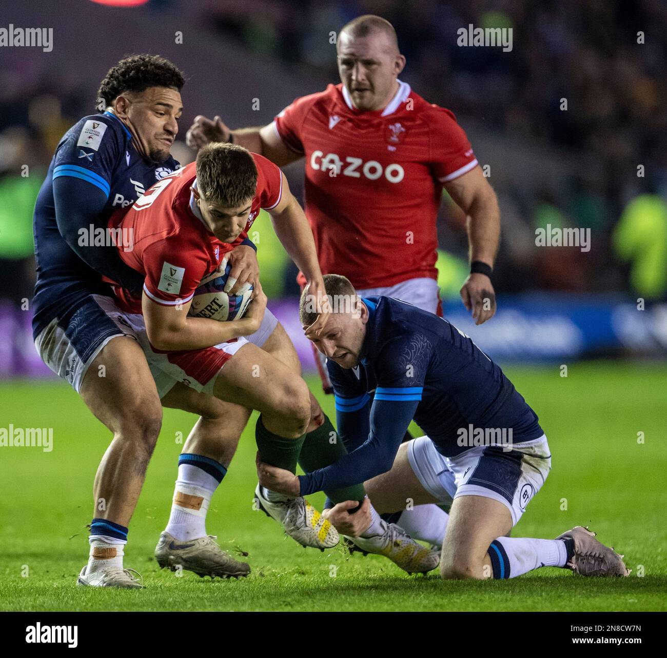 Edinburgh, UK. 11th Feb, 2023. 11th February 2023; Murrayfield Stadium ...