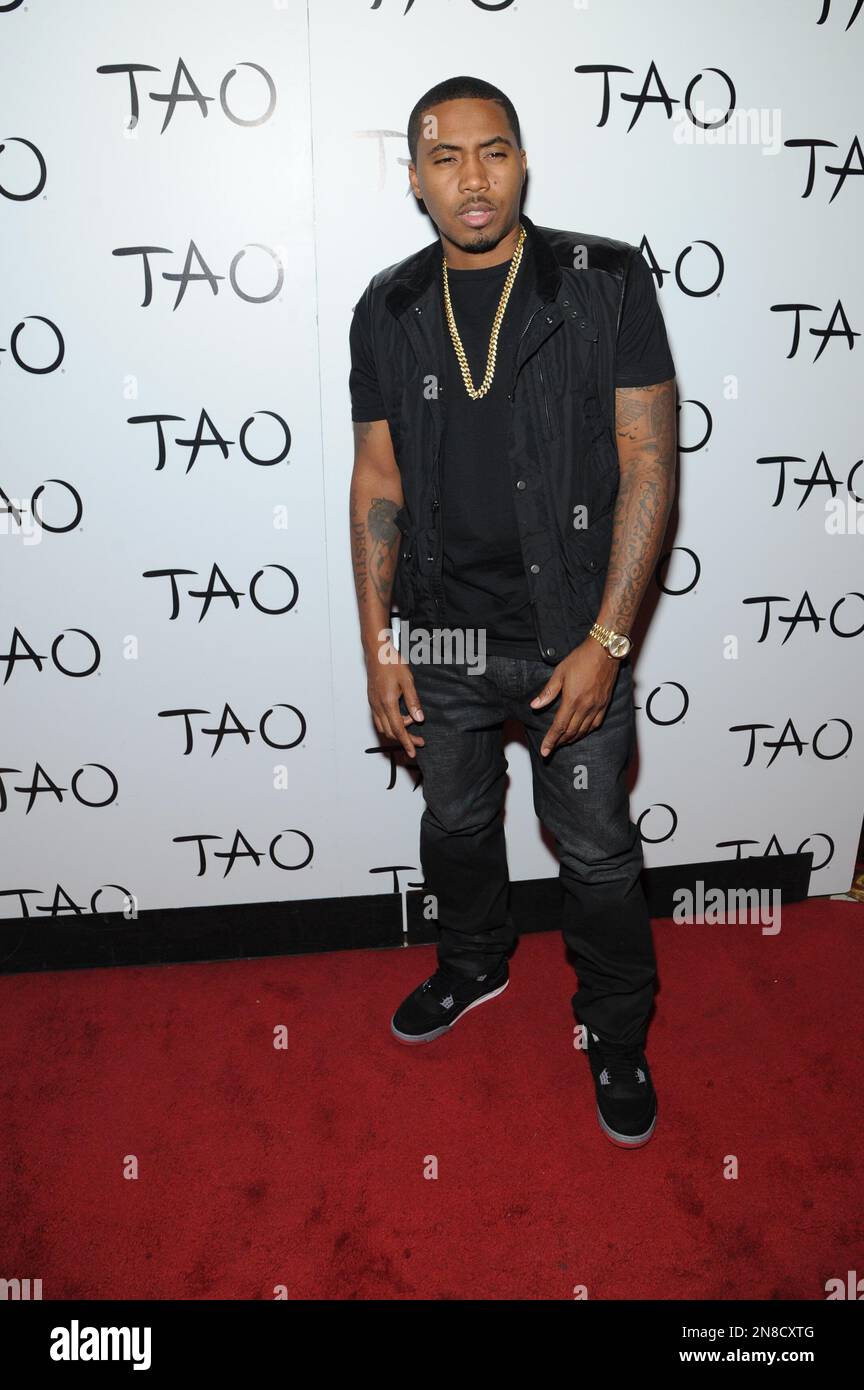 Hip Hop icon, Nas, performs at TAO Nightclub on Friday, Dec. 28, 2012 ...