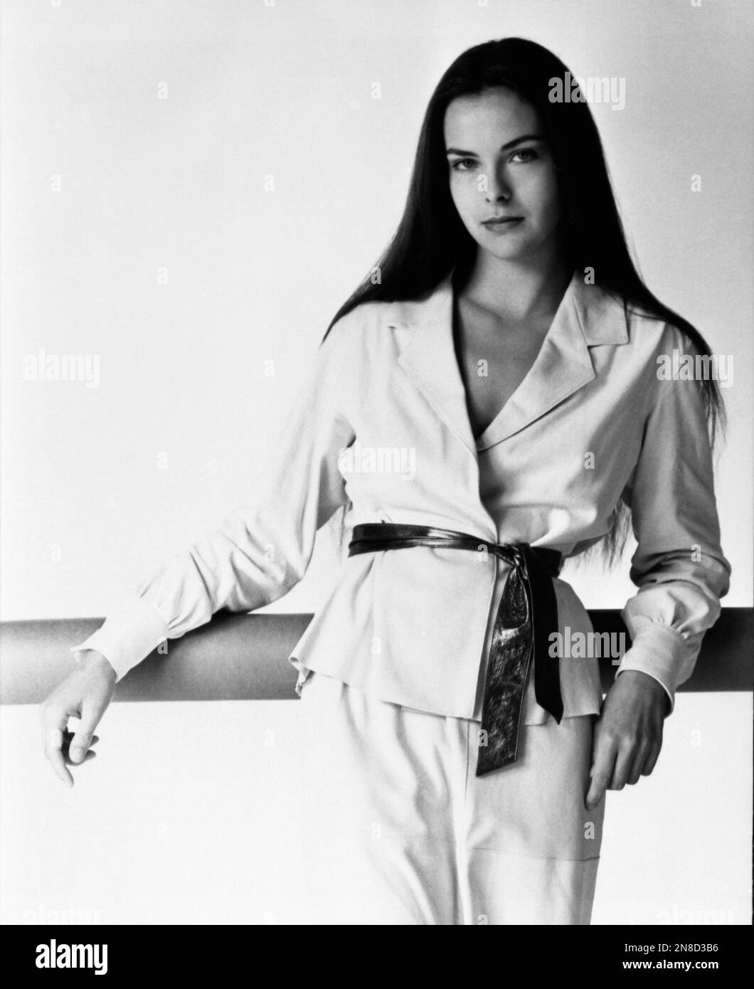 Parisian-born 23-year-old actress Carole Bouquet, posing in an undated ...