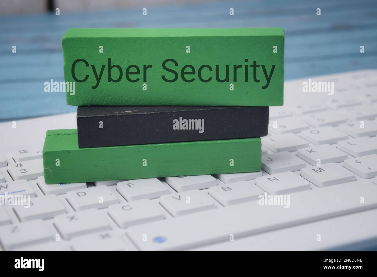 The Cyber Security wording on a white keyboard Stock Photo - Alamy