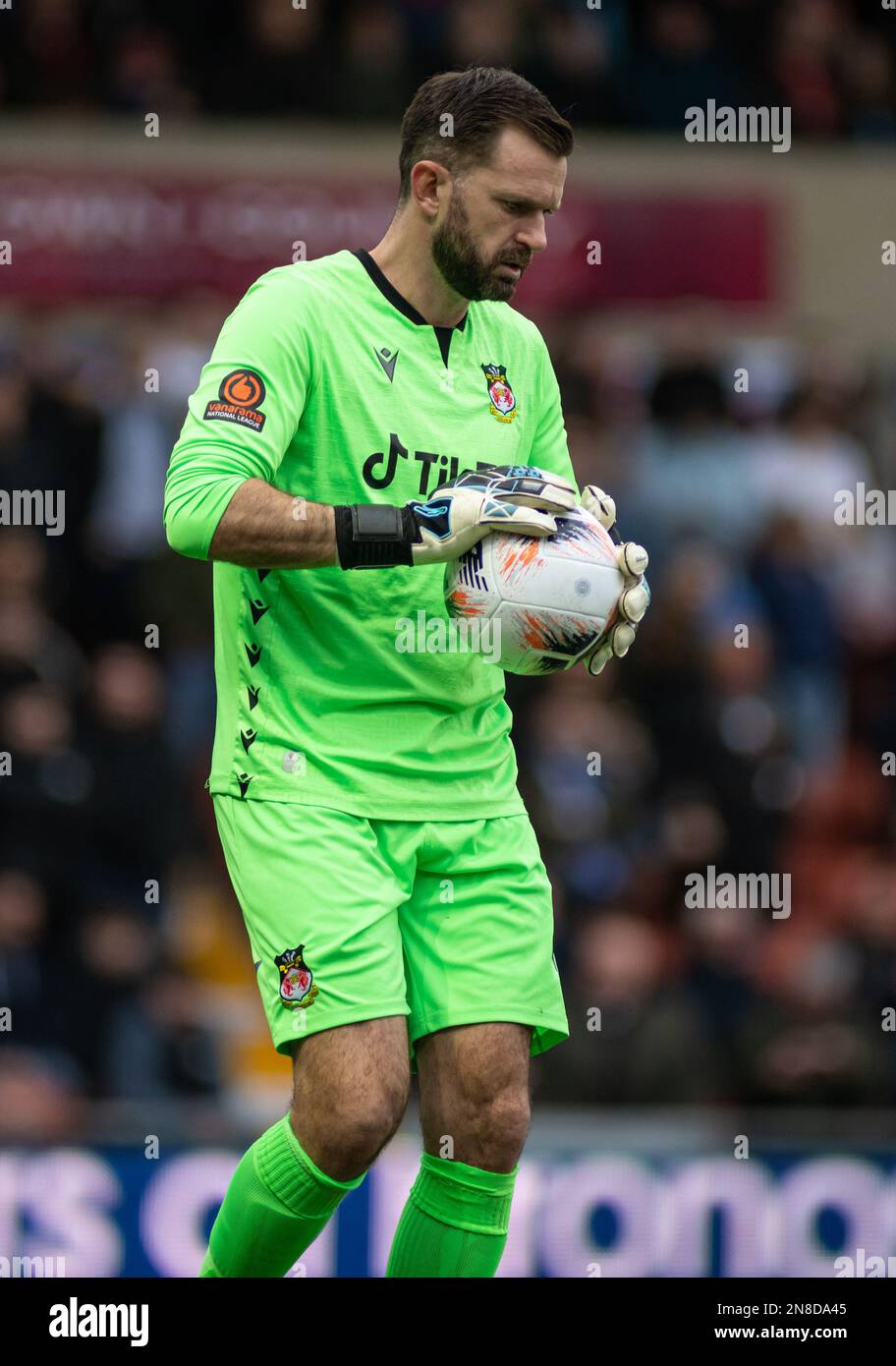 Wrexham, Wrexham County Borough, Wales. 11th February 2023. Wrexham ...