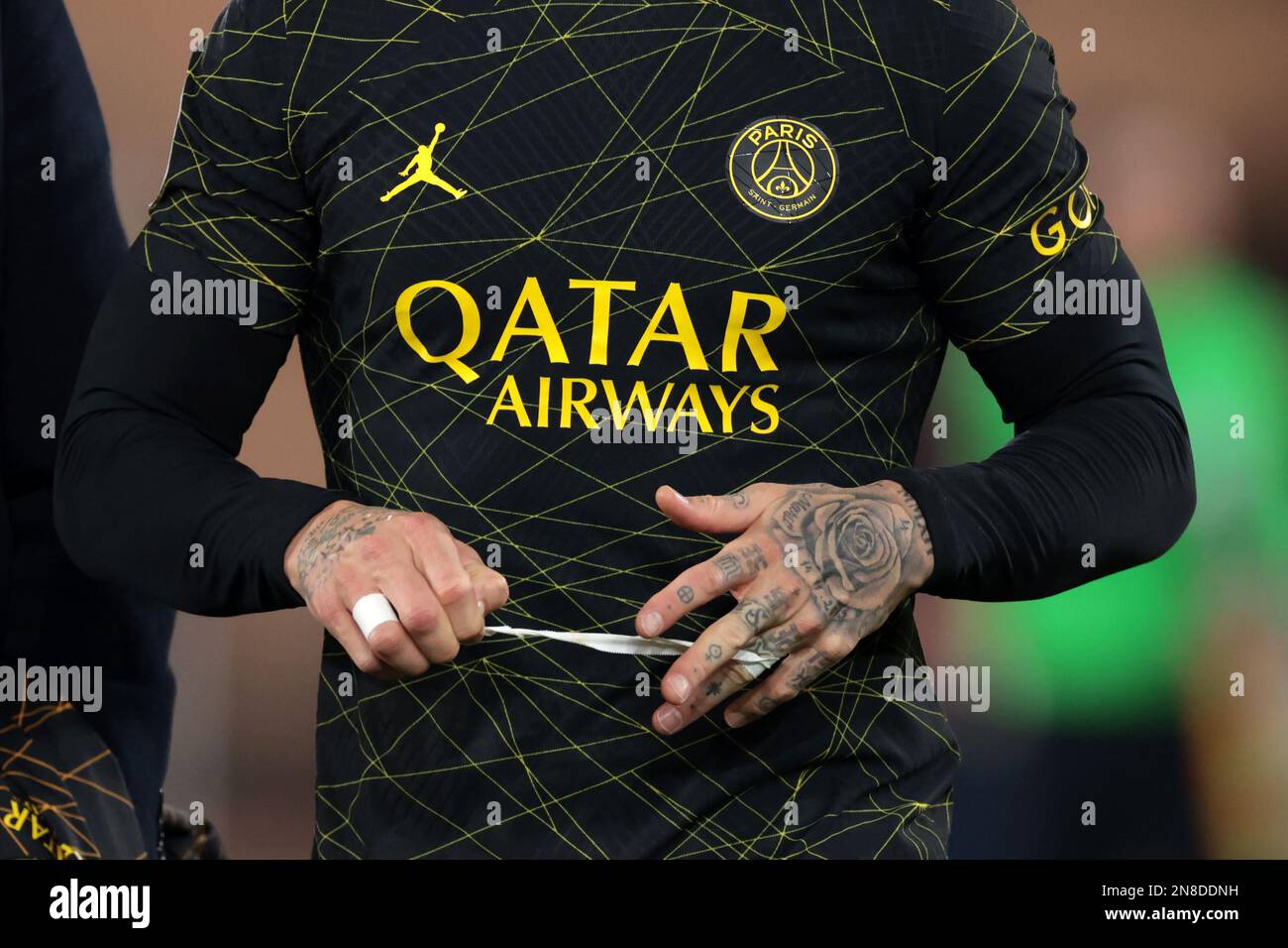 Sergio Ramos Finger Tattoo