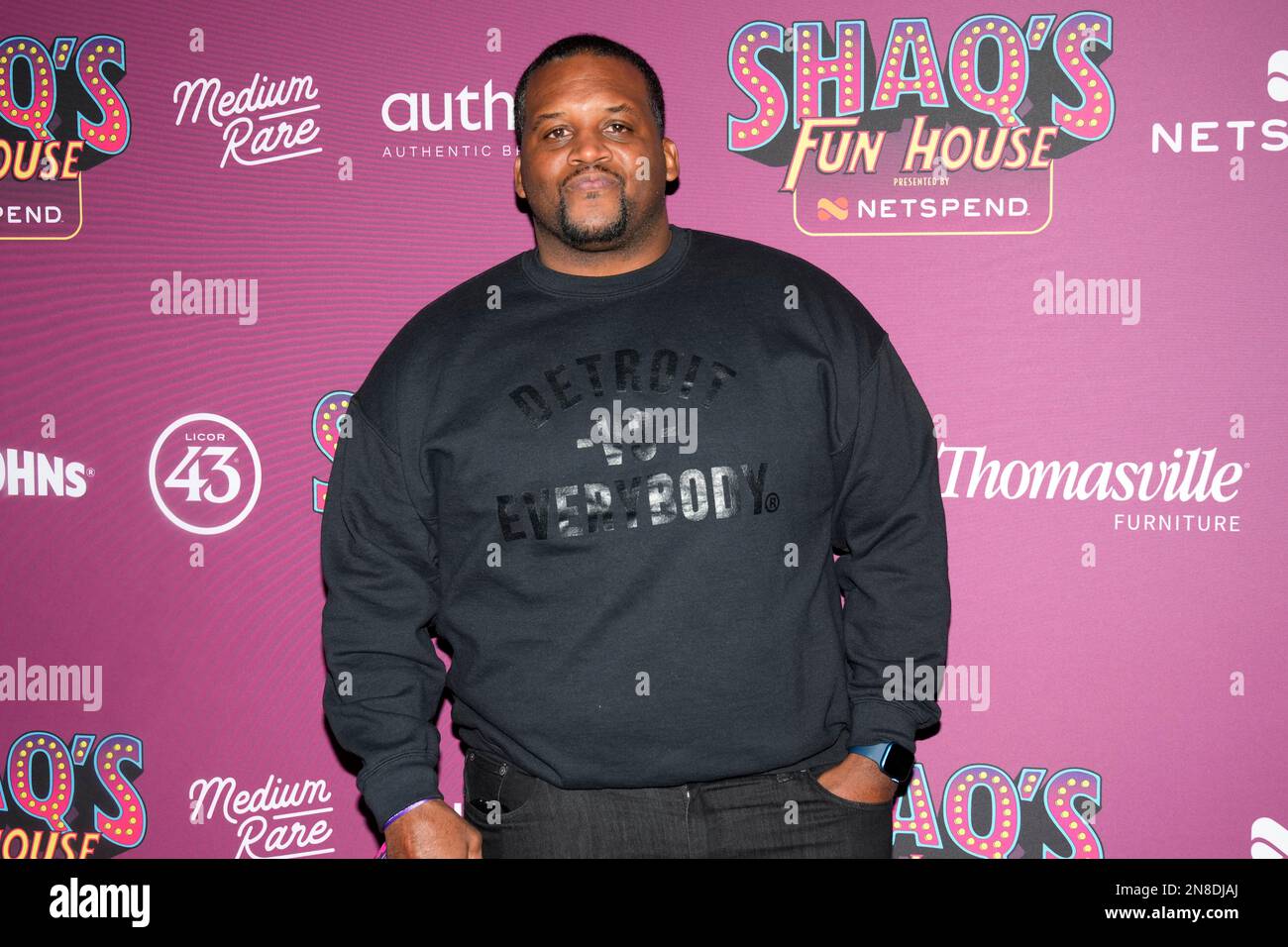Spice Adams attends Shaq's Fun House Super Bowl event on Friday, Feb ...
