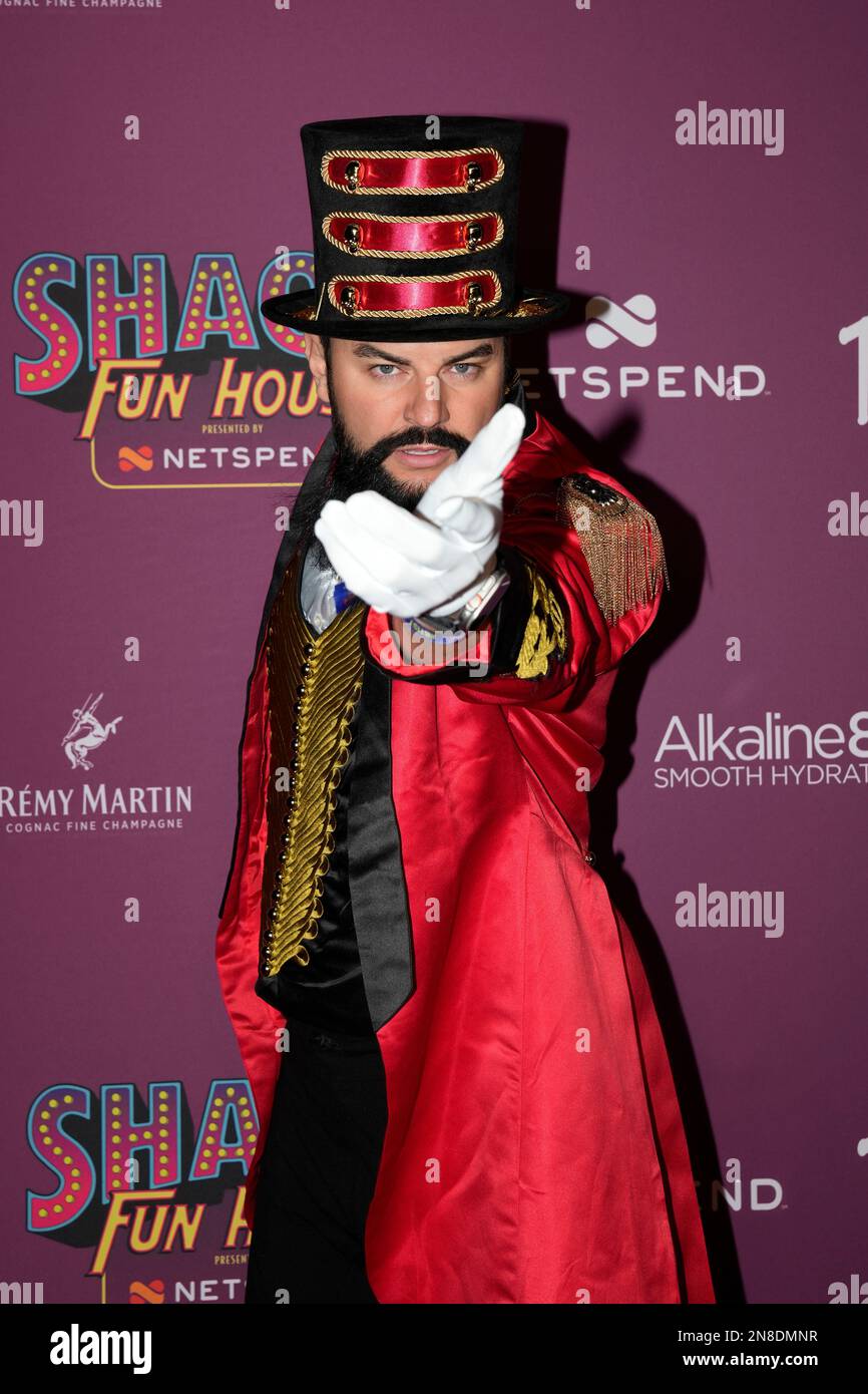 Sheldon Blake attends Shaq's Fun House Super Bowl event on Friday, Feb ...