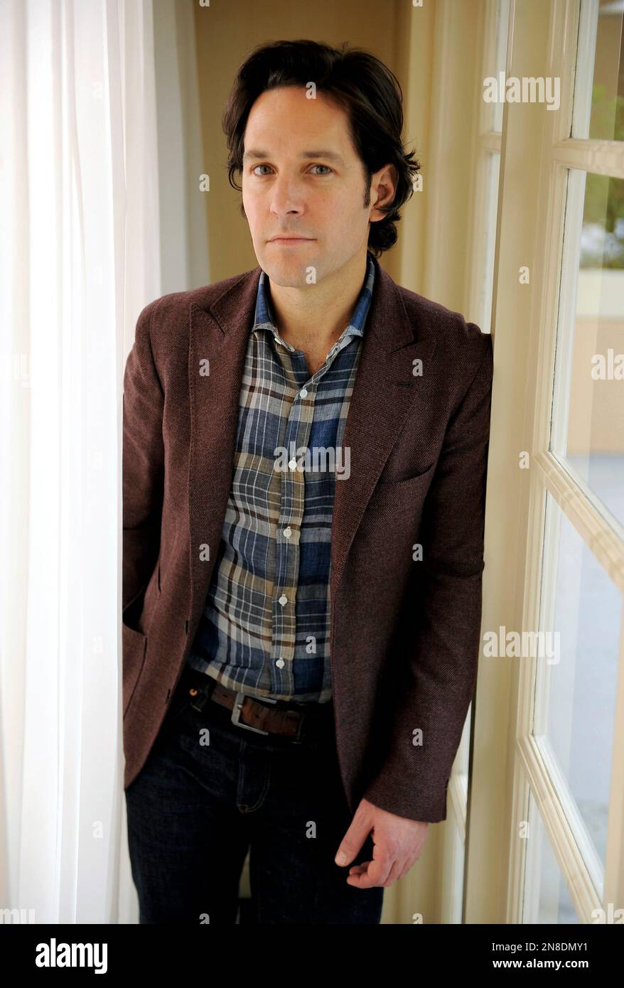 Paul Rudd, a cast member in the film "This is 40," poses for a portrait ...