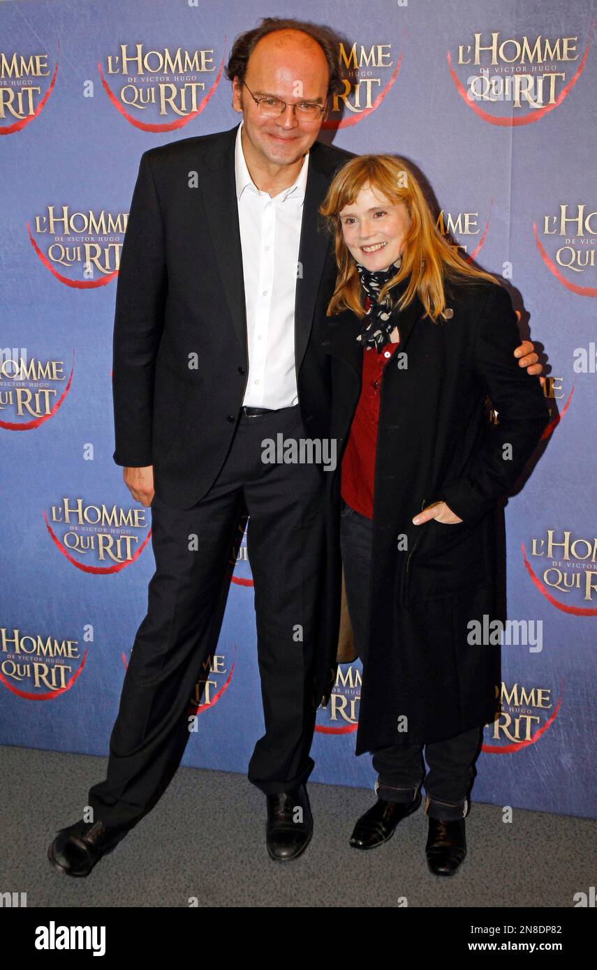 French film director Jean Pierre Ameris, left, poses for photographers ...