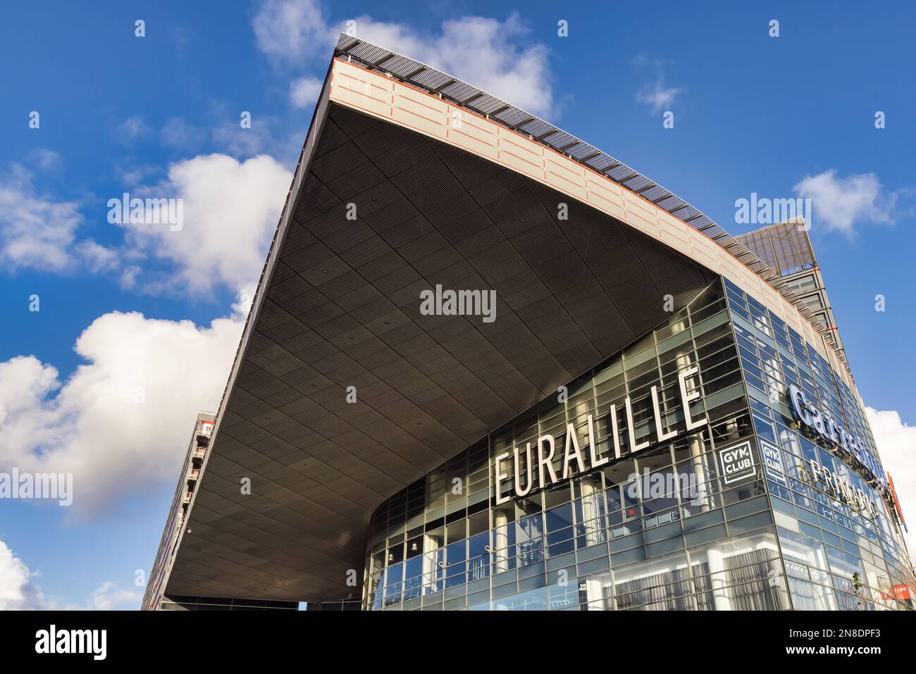 Lille, France - October 02, 2022: shopping center Euralille in Lille ...