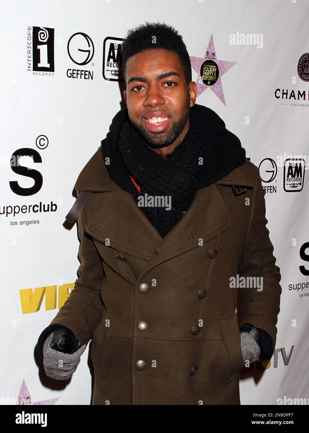 Malcolm Xavier of Radiorelics attends Interscope Geffen A&M Promotions ...