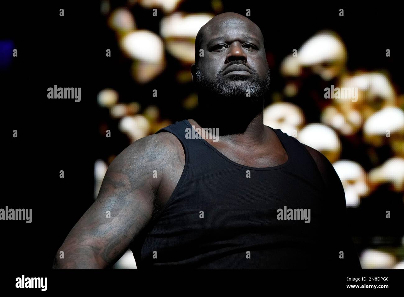 Shaquille O'Neal performs during Shaq's Fun House Super Bowl event on ...