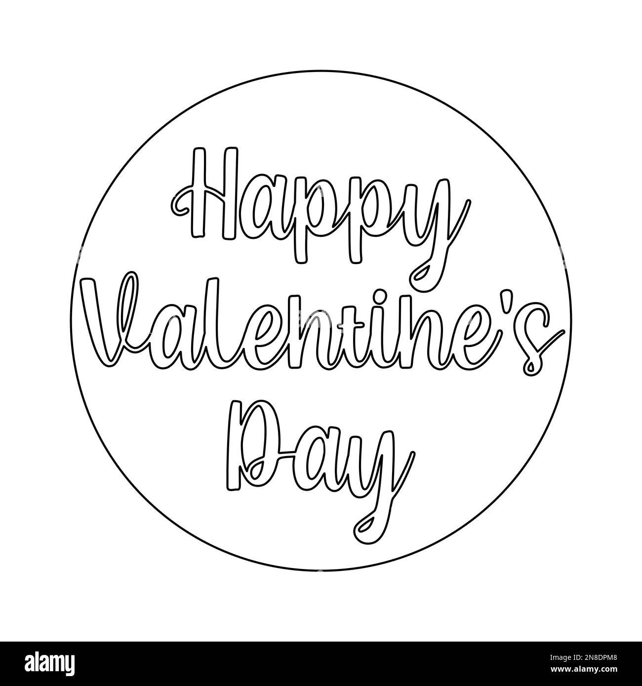 Happy valentines day text in Black and White Stock Photos & Images - Alamy