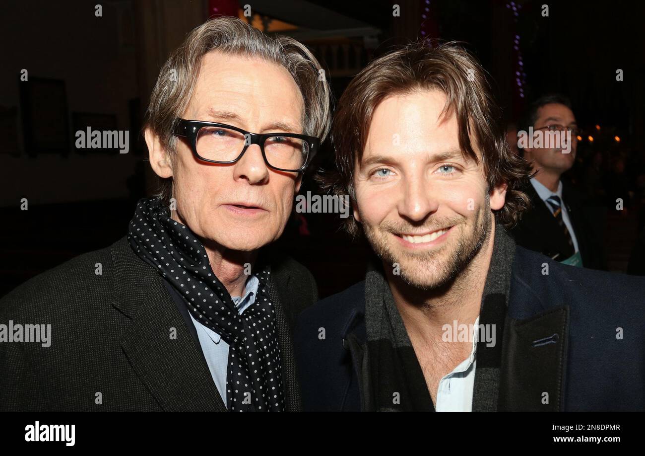 Bill Nighy, left, and Bradley Cooper seen at the Nordoff Robbins ...