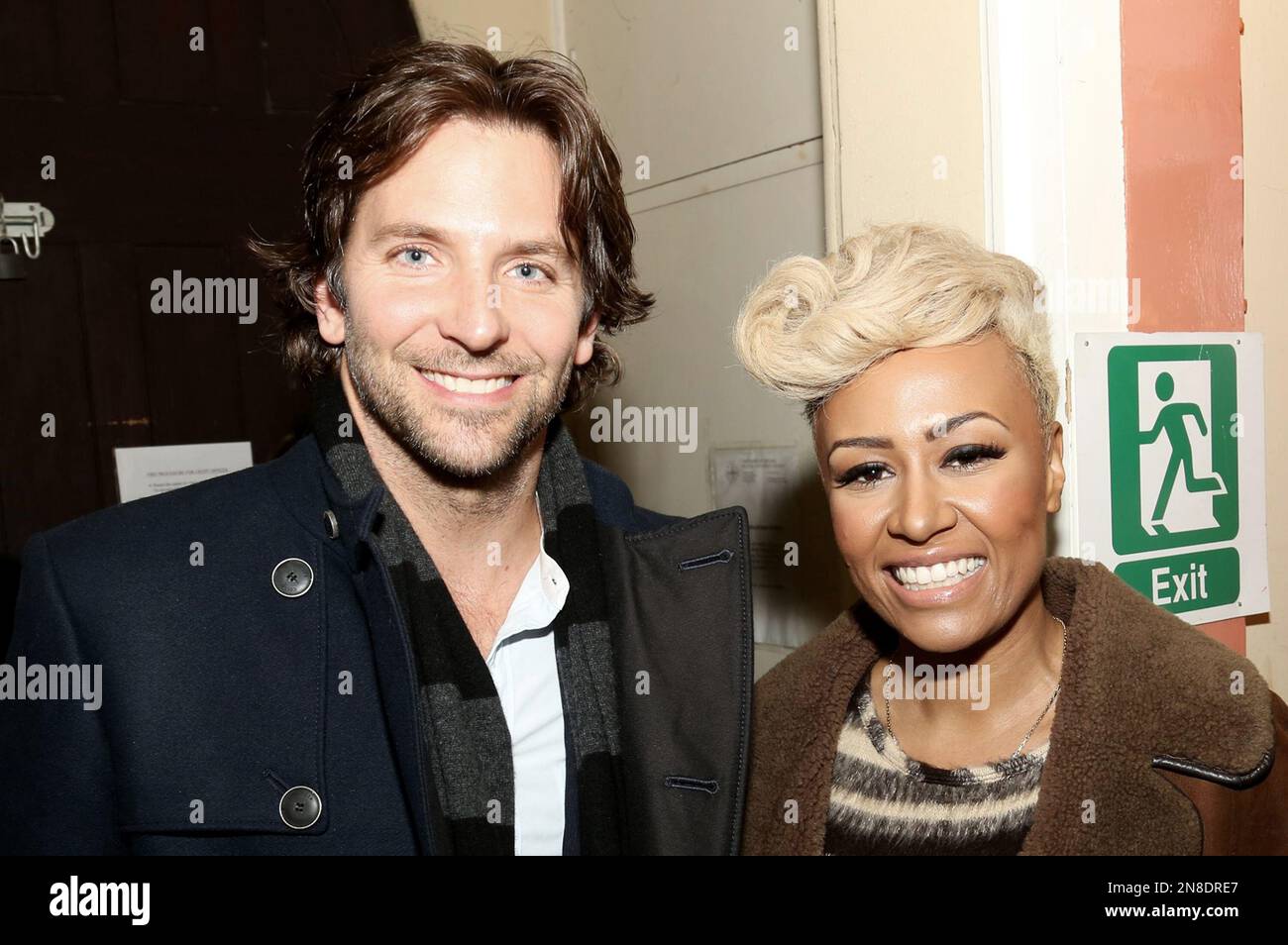 Bradley Cooper and Emeli Sande seen at the Nordoff Robbins Christmas ...