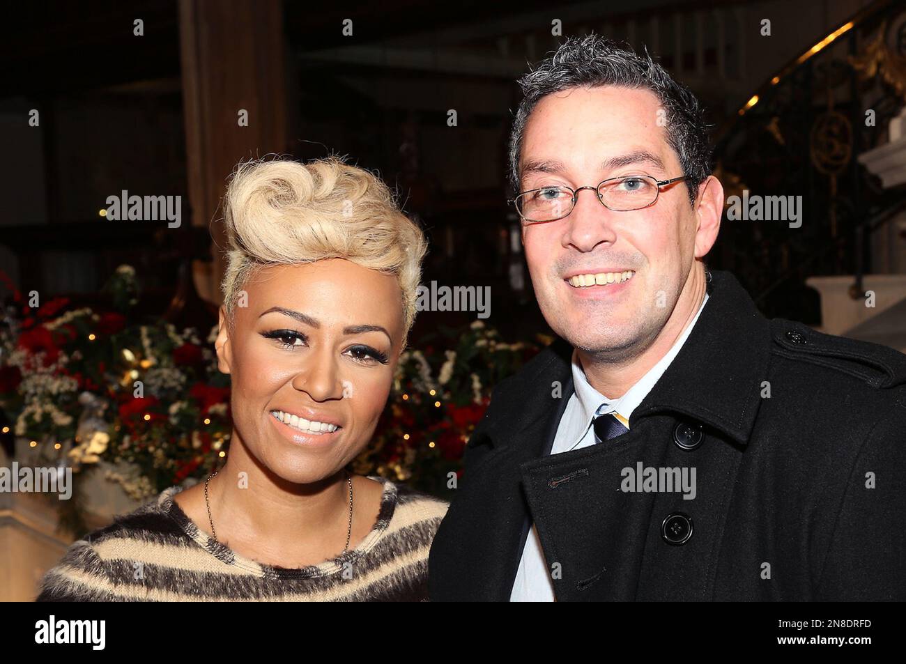 Emeli Sande seen at the Nordoff Robbins Christmas Carol Service at St ...