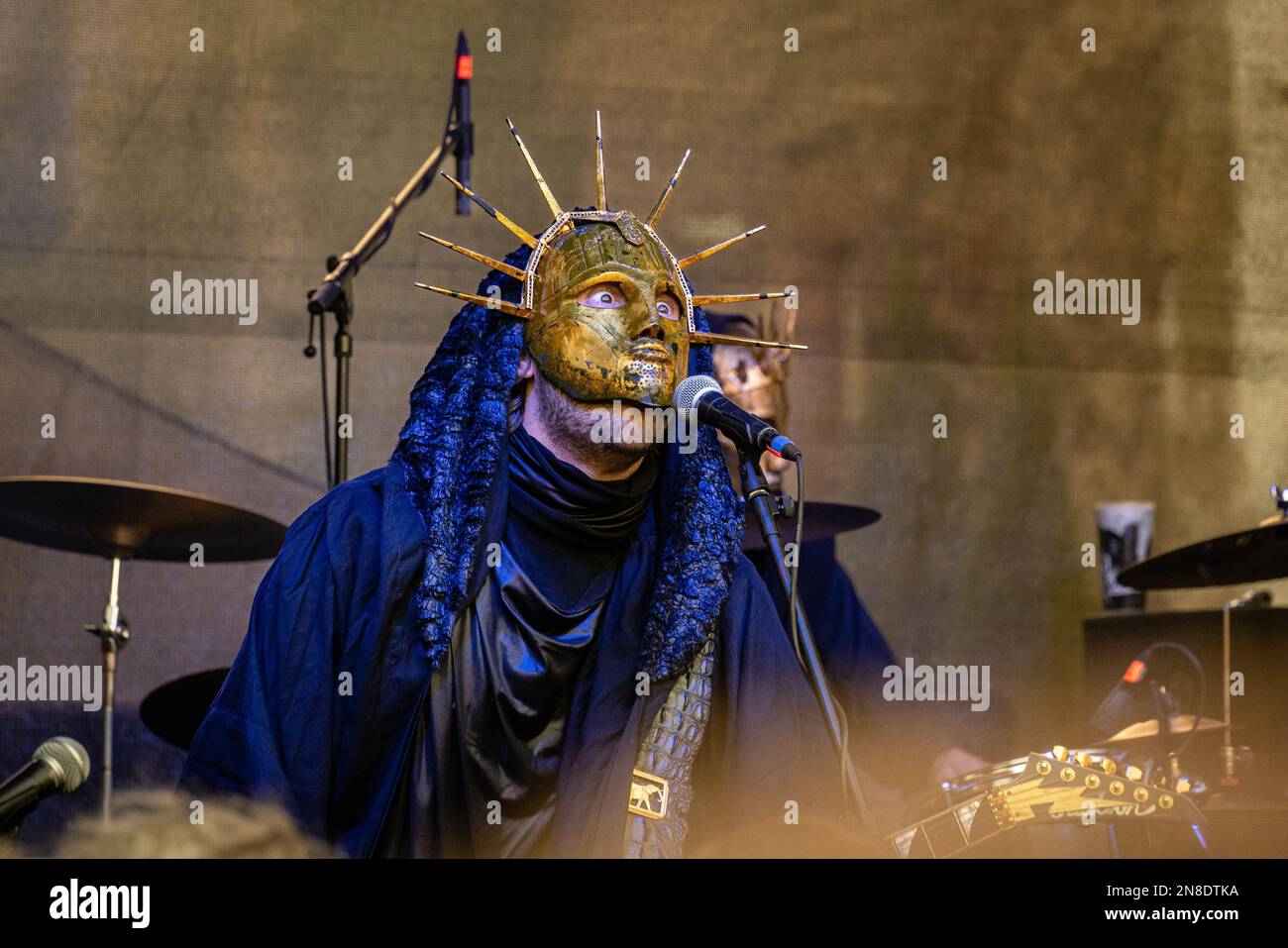 The Imperial Triumphant performing on Brutal Assault 2022 Stock Photo ...