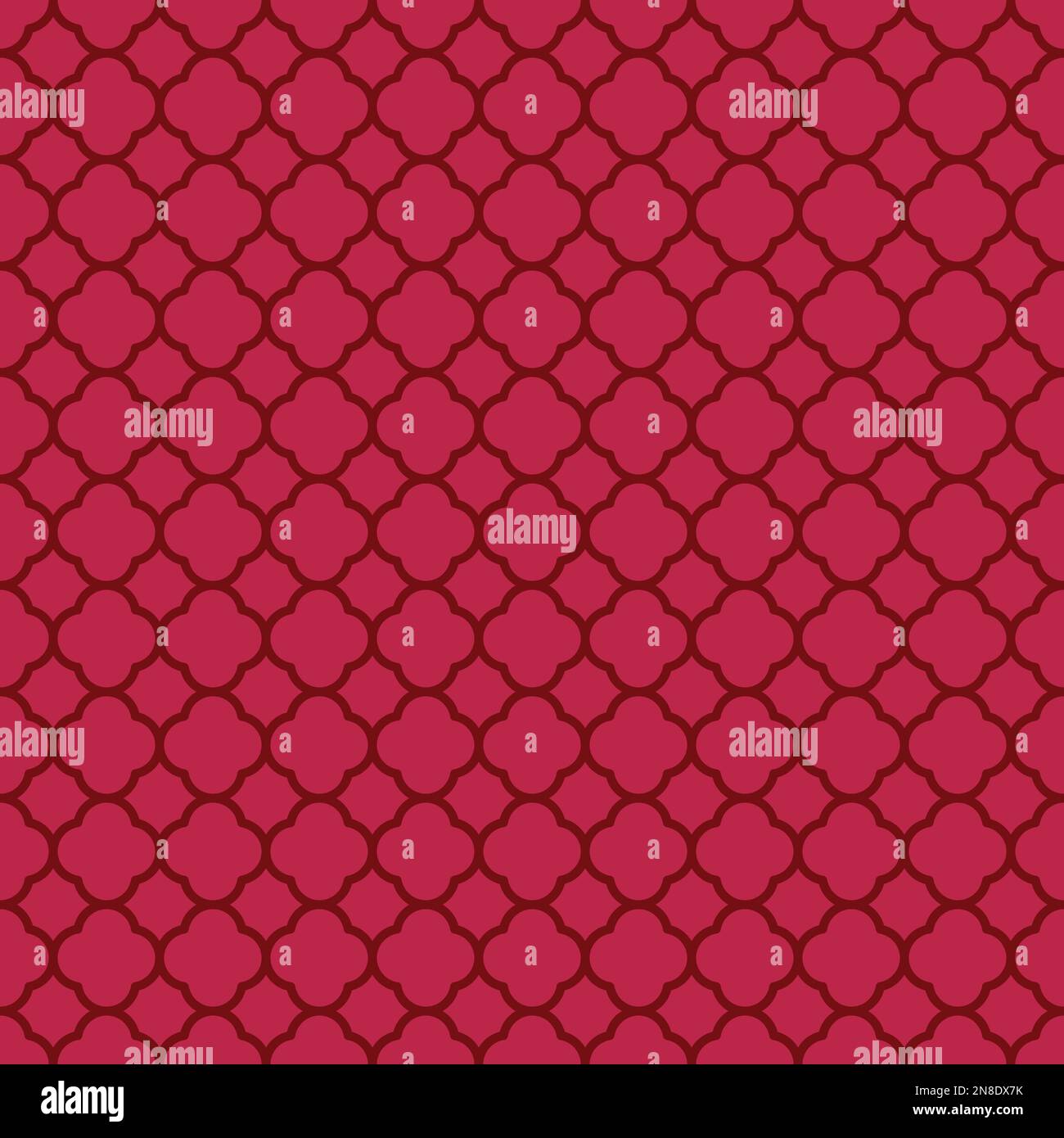 Seamless geometric pattern in retro vintage style, viva magenta color ...