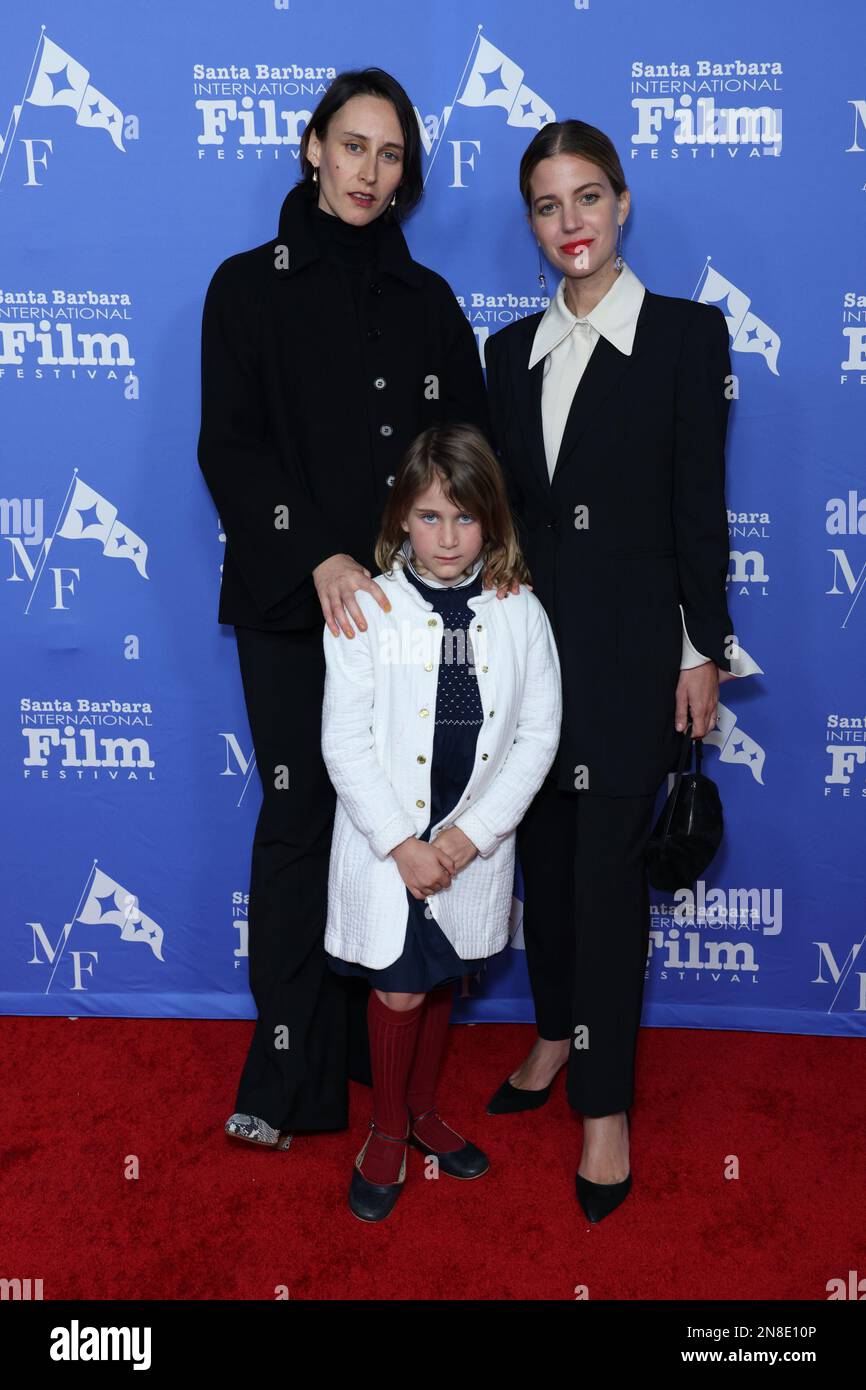 Santa Barbara, USA. 10th Feb, 2023. Clara Cullen, Alma Farago and ...