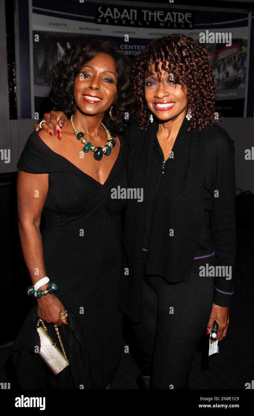 Actors Judy Pace and Beverly Todd pose at Mary Wilson Original Supreme ...