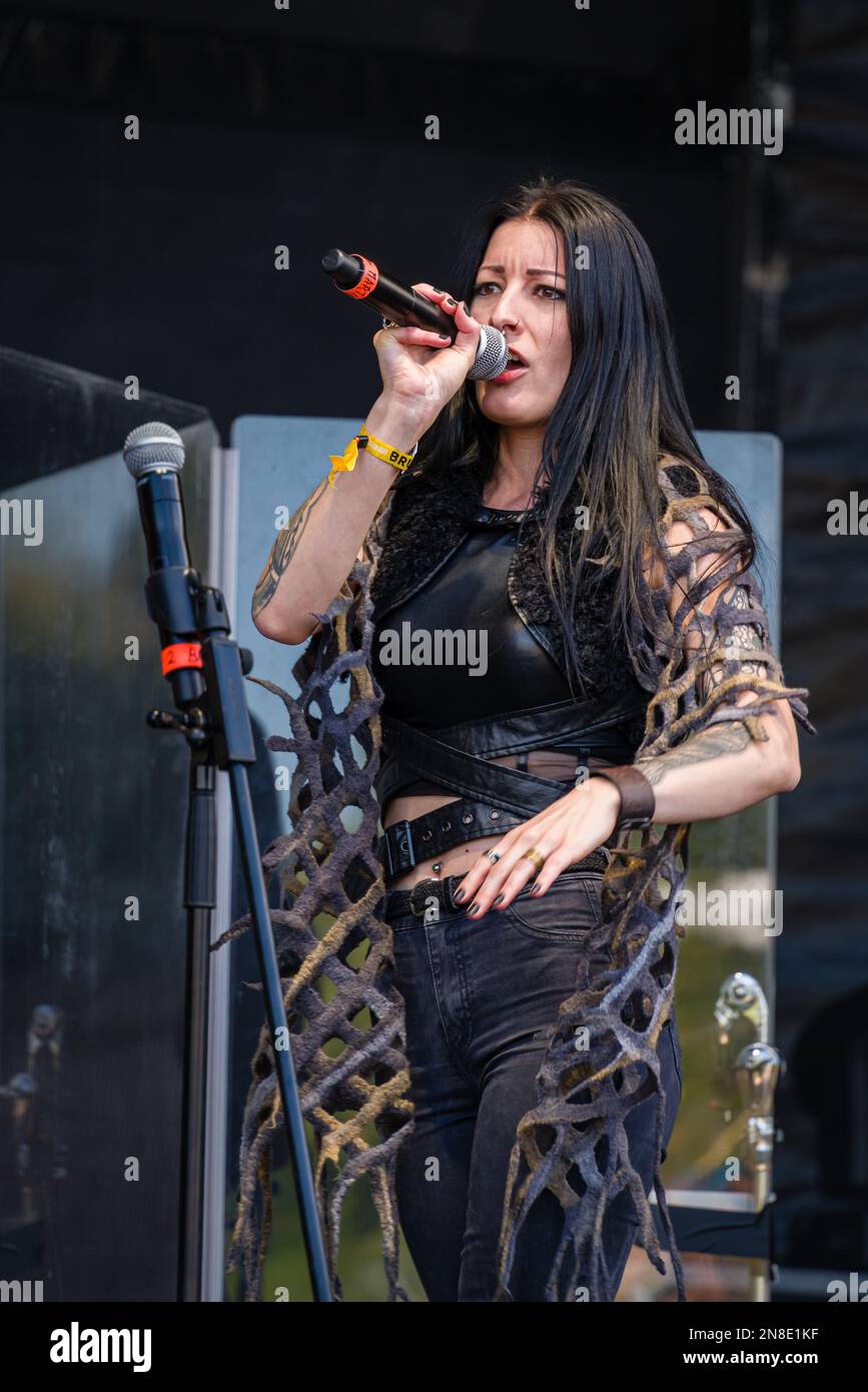 Thy Catafalque performing at Brutal Assault 2022 festival in Josefov ...