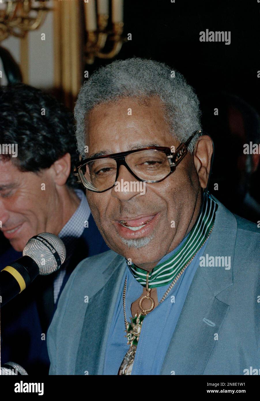 Jazz musician Dizzy Gillespie is shown after he was presented with the ...