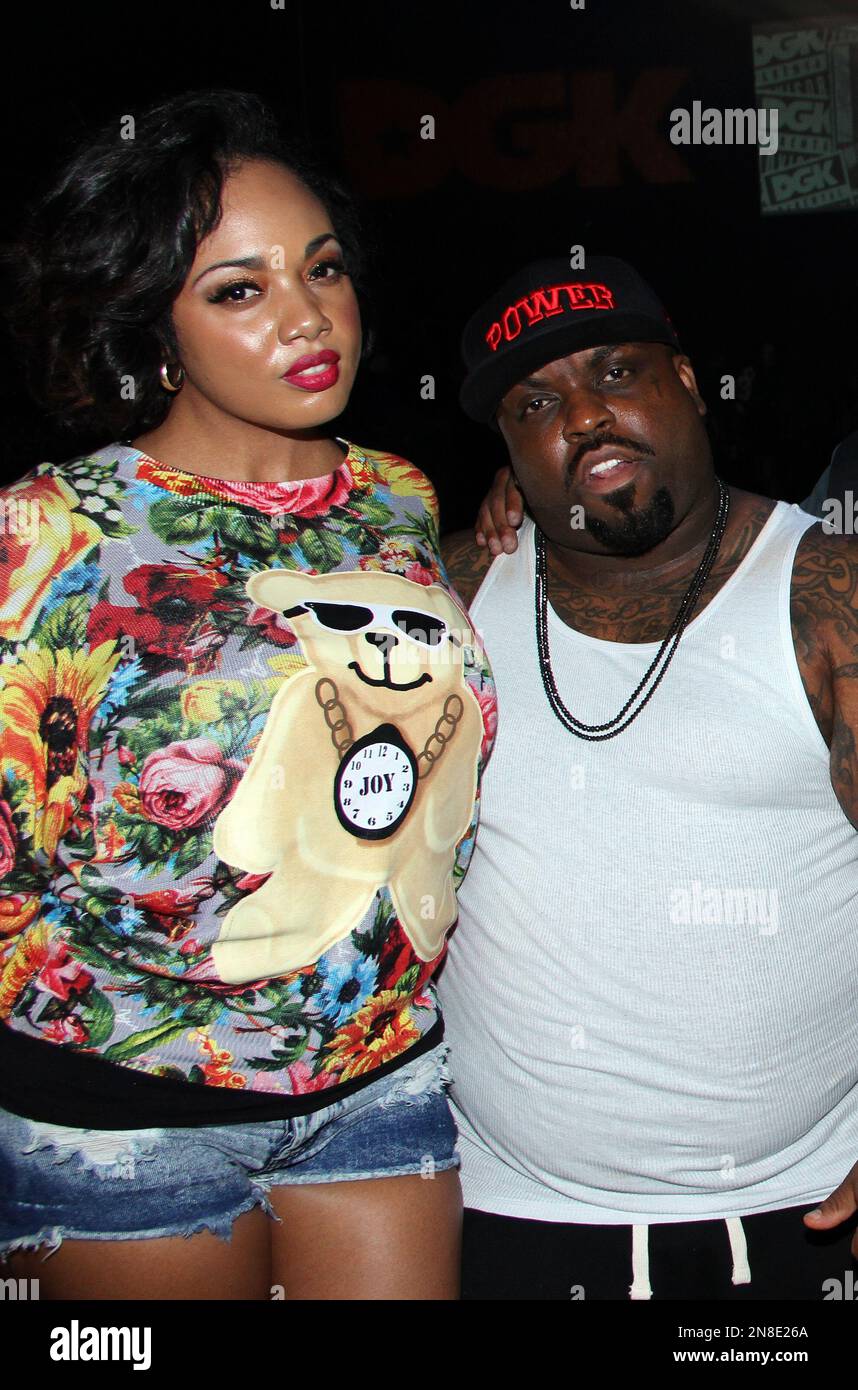 Cover model Vanessa Veasley and musician and TV personality Cee-Lo ...