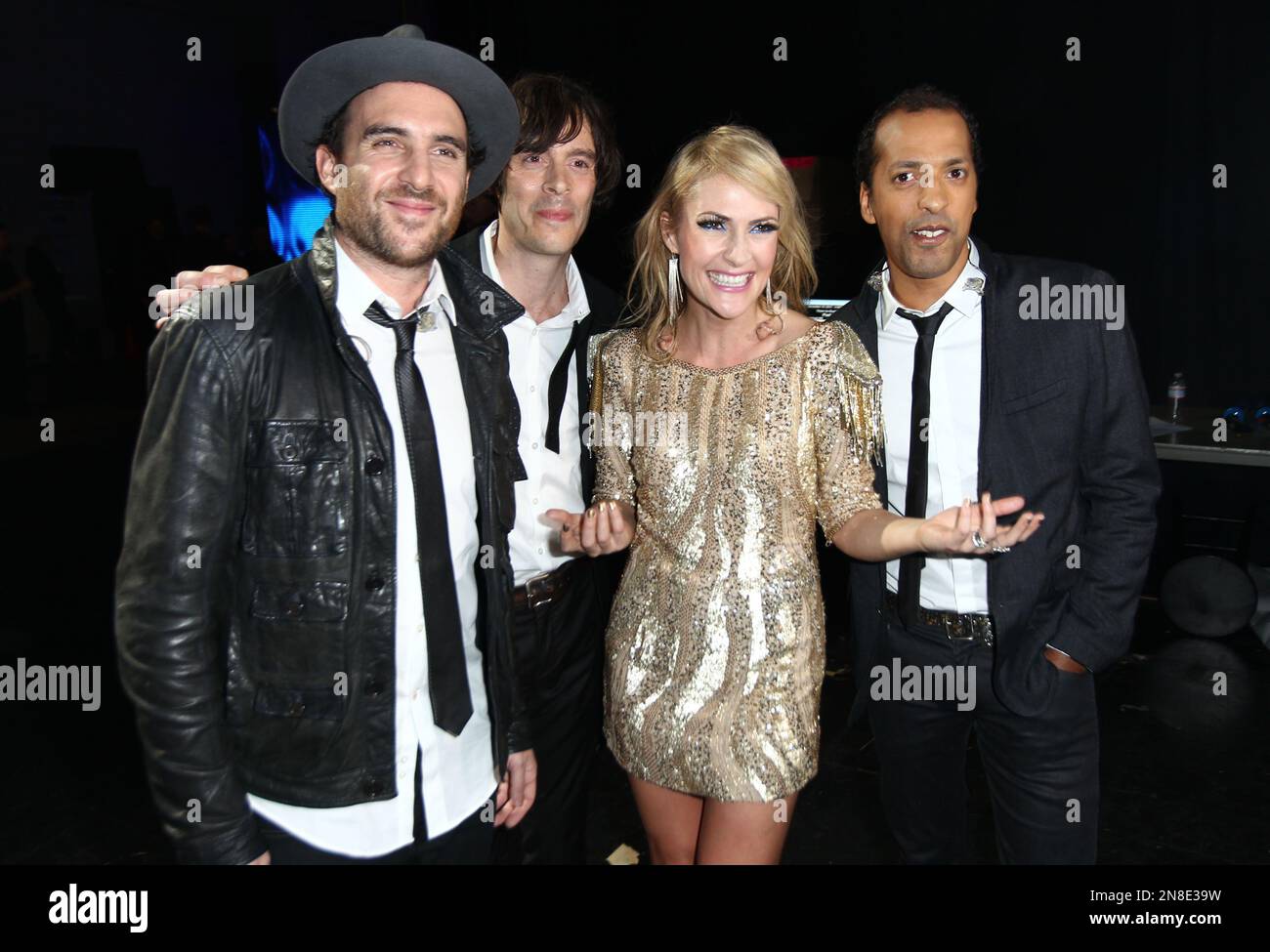 James Shaw, Joules Scott-Key, Emily Haines, and Josh Winstead of the ...