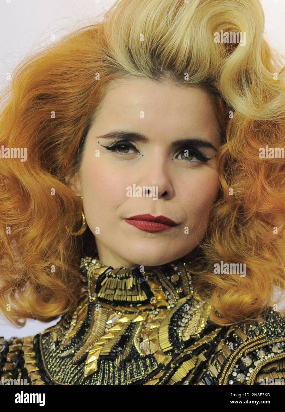 Paloma Faith arrives at VH1 Divas on Sunday, Dec. 16, 2012, at the ...