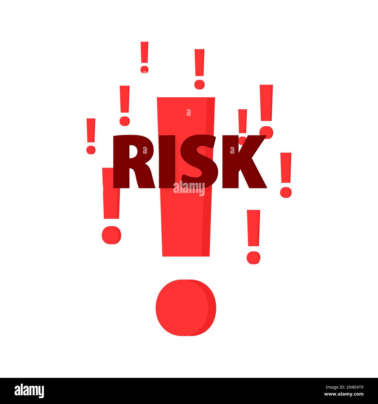 Risk assessment. High risk meter. Vector illustration Stock Vector ...