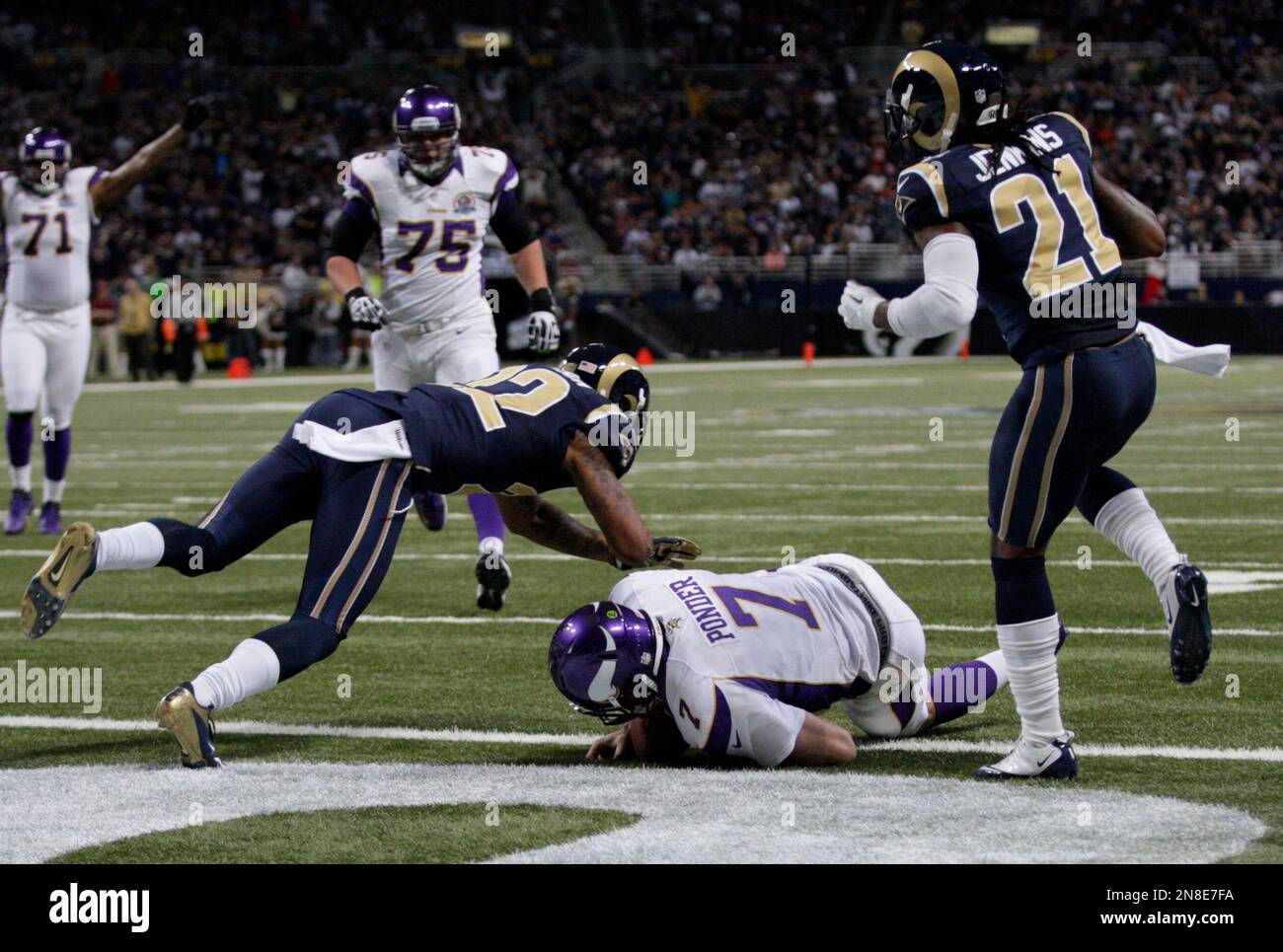 Christian Ponder Vikings Touchdown