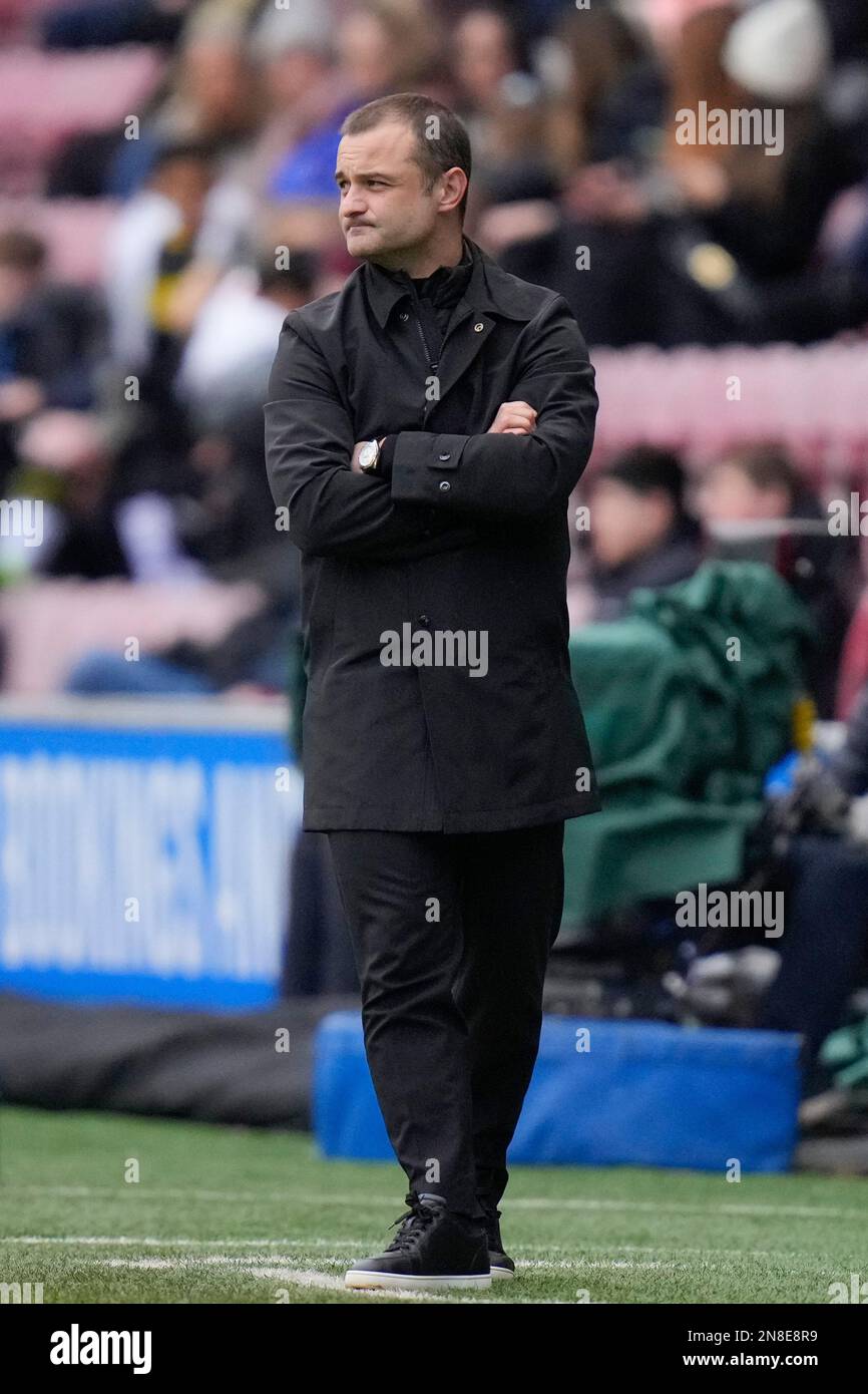 Shaun Maloney Manager of Wigan Athletic during the Sky Bet Championship ...