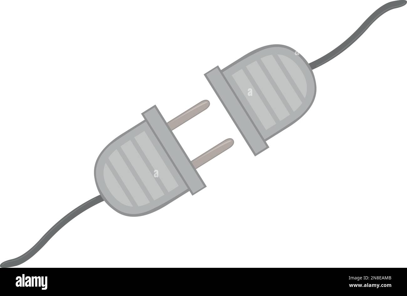 Vector Illustration Of Plug And Socket Stock Vector Image And Art Alamy