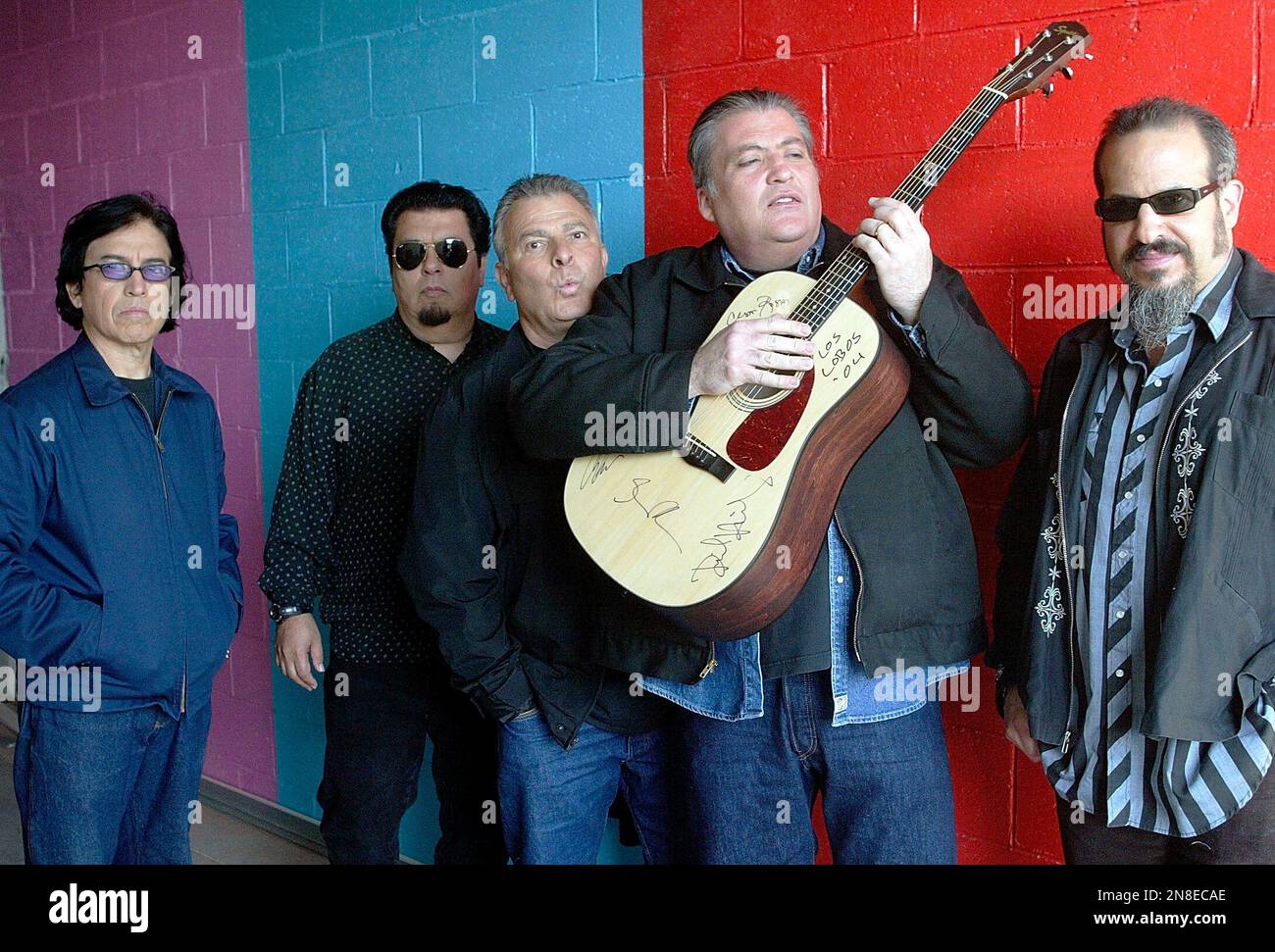FILE - This April 7, 2004 file photo shows members of the band Los ...