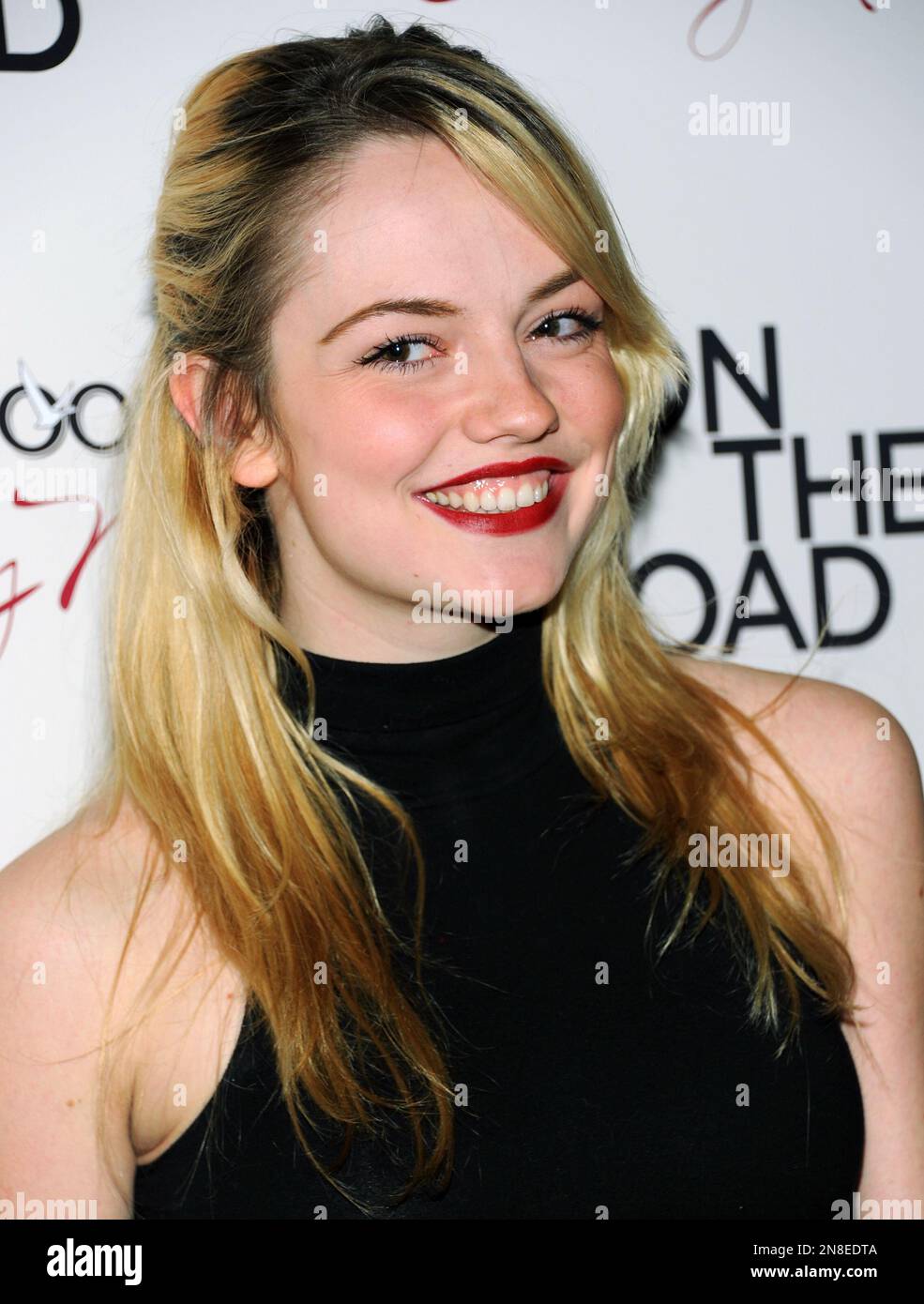 Actress Emily Meade attends the premiere of "On The Road" at the SVA ...