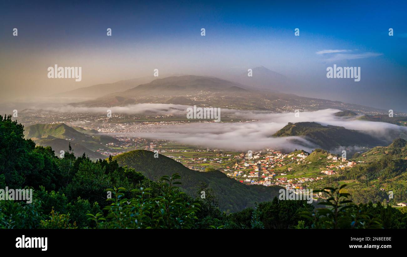 An aerial view of the Anaga rural park. Tenerife, Canary Islands Stock ...