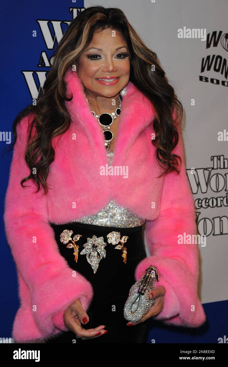 La Toya Jackson attends the "World of Wonder" book release party at ...