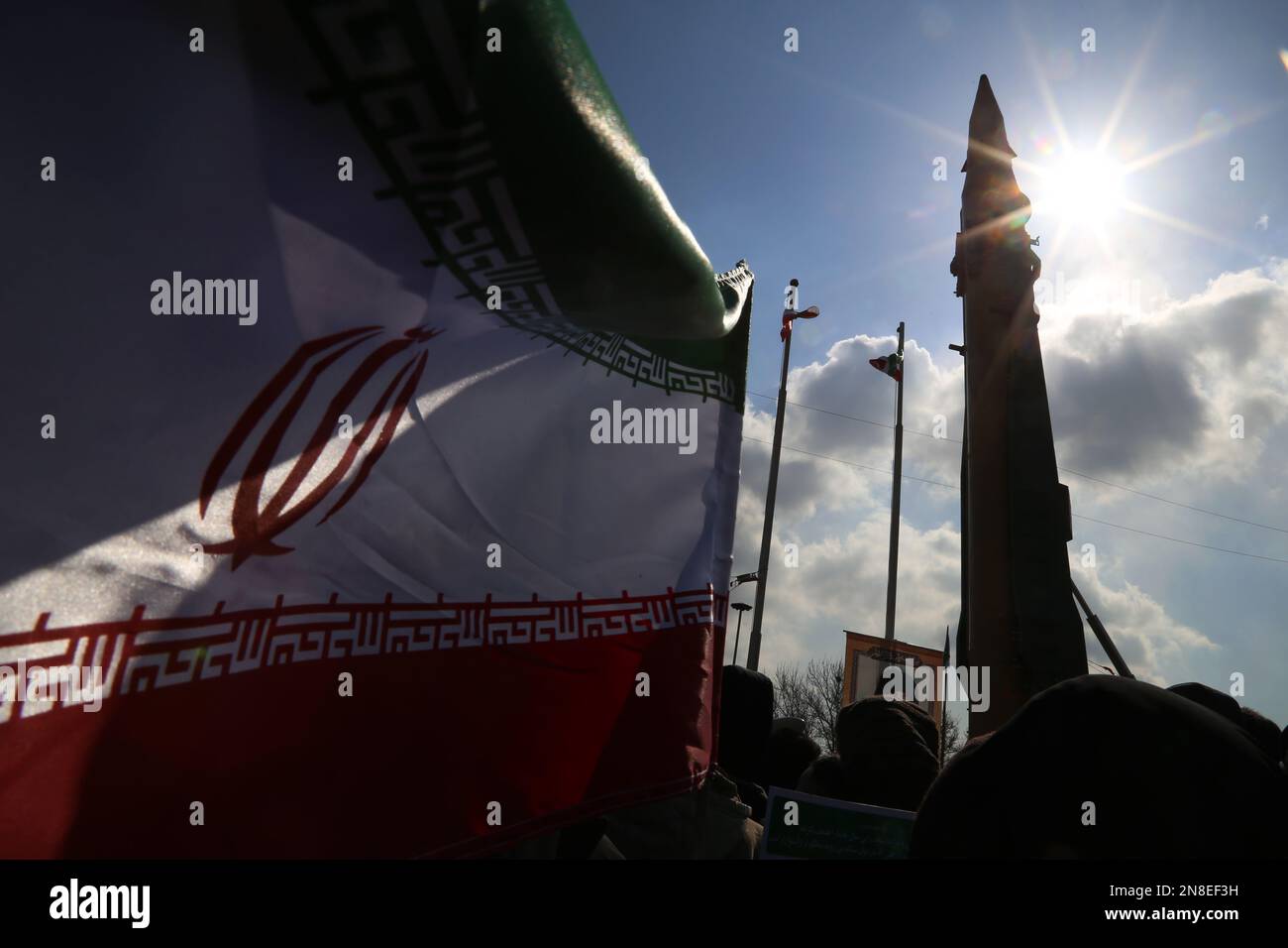 Tehran, Tehran, Iran. 11th Feb, 2023. An Iranian-made built surface-to ...