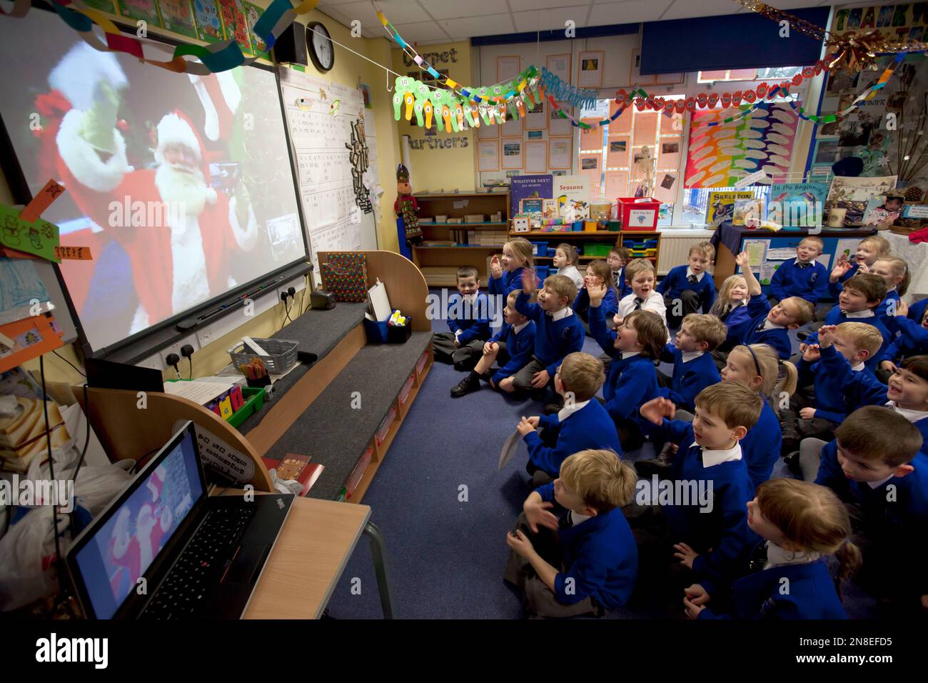 IMAGE DISTRIBUTED FOR SKYPE - Year 1 students at the Cronton Church of ...