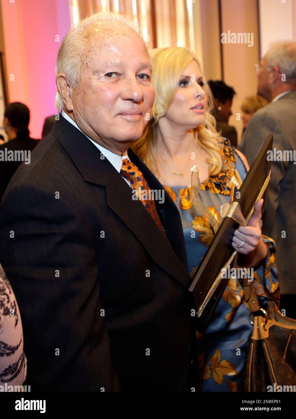 Former Louisiana governor Edwin Edwards and his wife Trina Scott ...